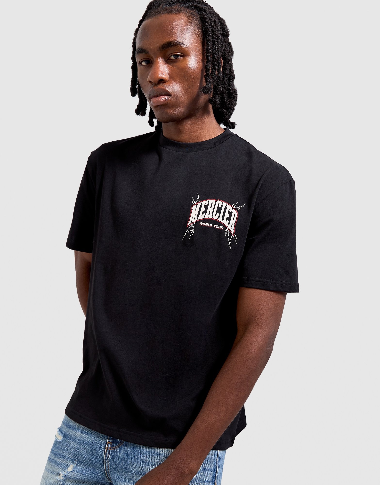 Black MERCIER World Tour T-Shirt - JD Sports NZ