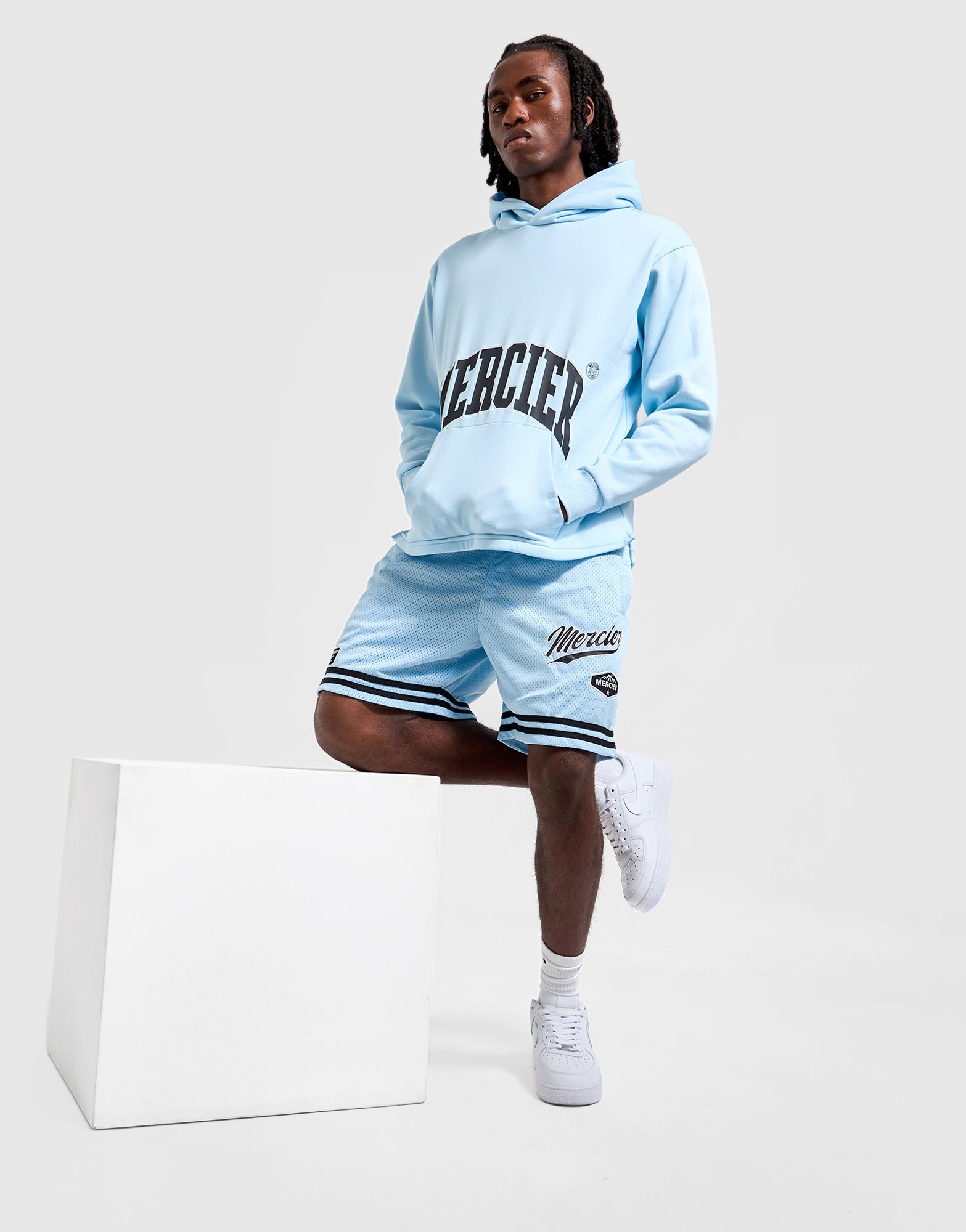 Blue MERCIER Mesh Shorts - JD Sports NZ