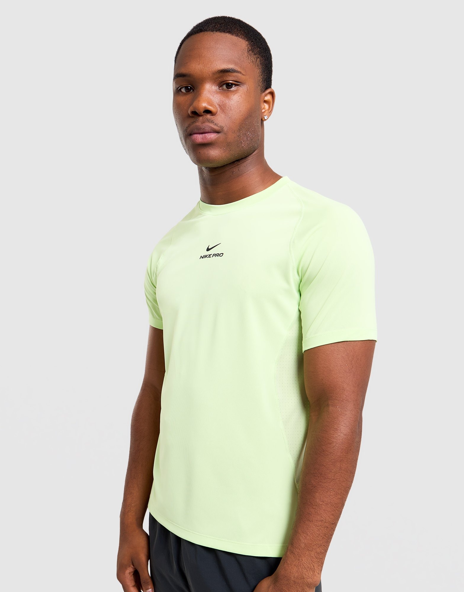 Yellow Nike Pro Training T-Shirt - JD Sports NZ