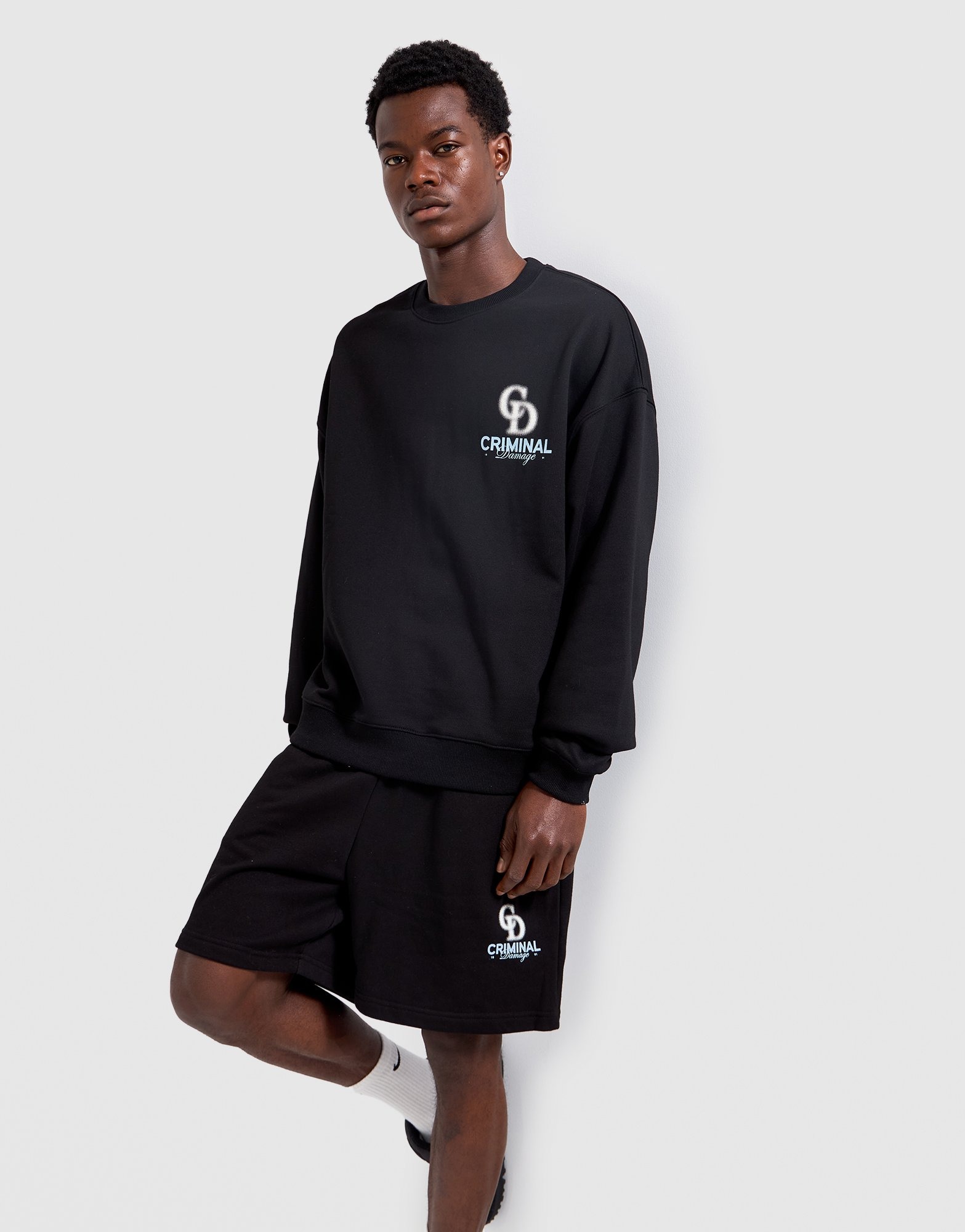 Black Criminal Damage Shorts - JD Sports Australia