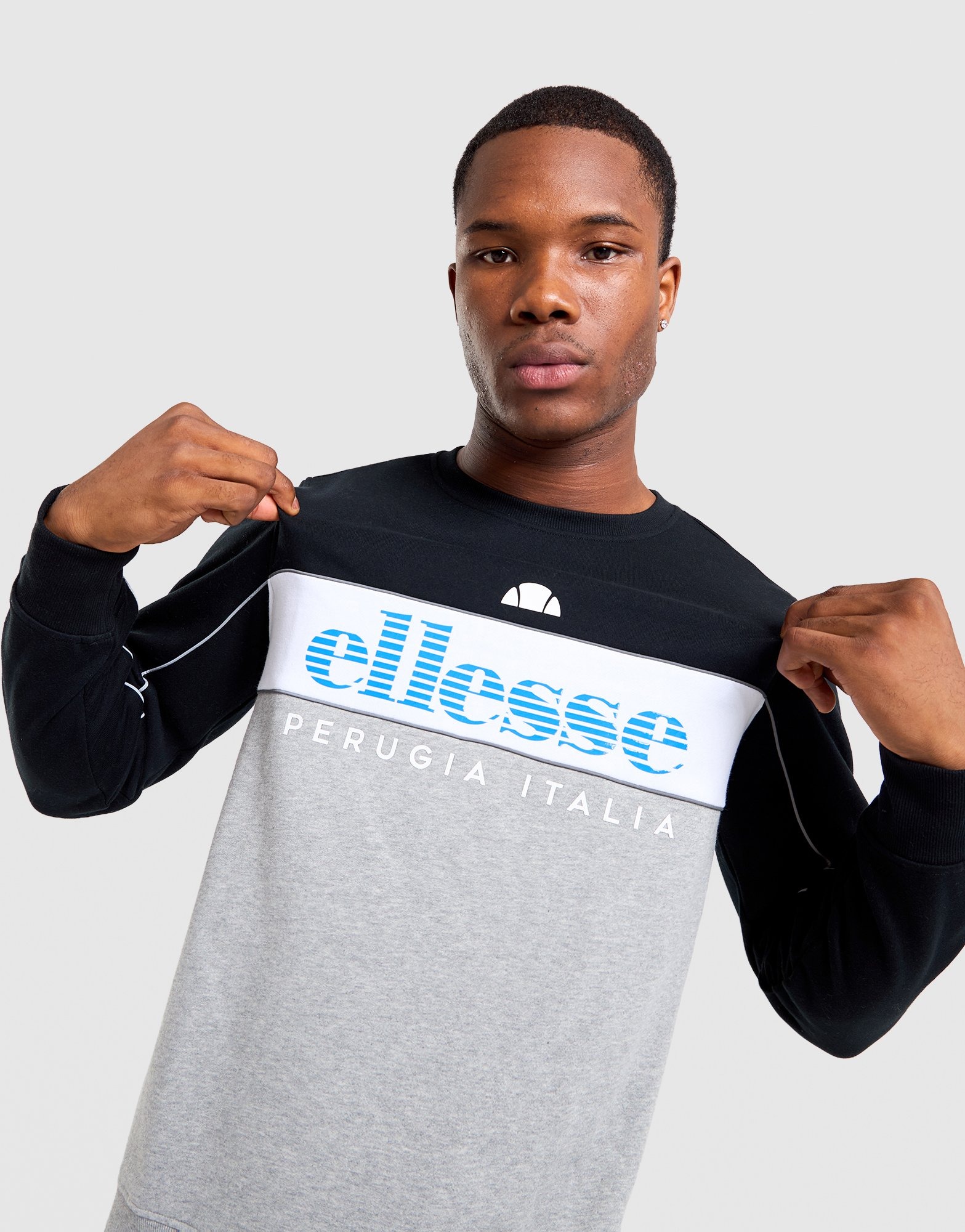 Black Ellesse Vitorio Sweatshirt - JD Sports NZ