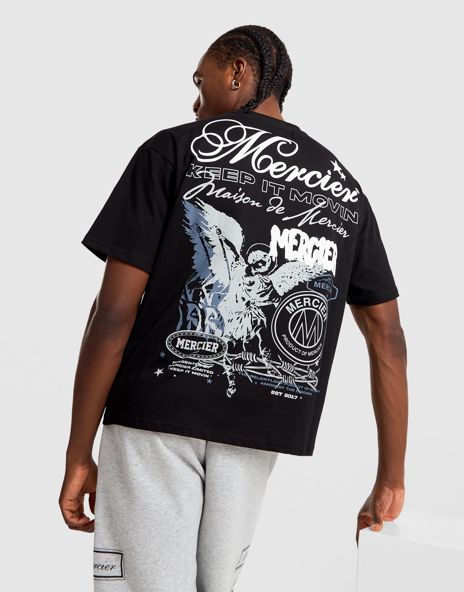Black MERCIER City Spray T-Shirt - JD Sports Australia