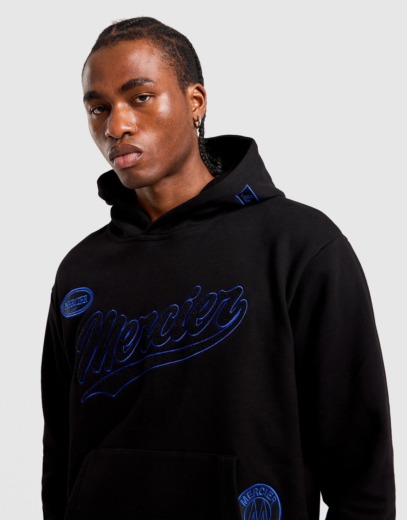 Black MERCIER Teams Hoodie - JD Sports Australia