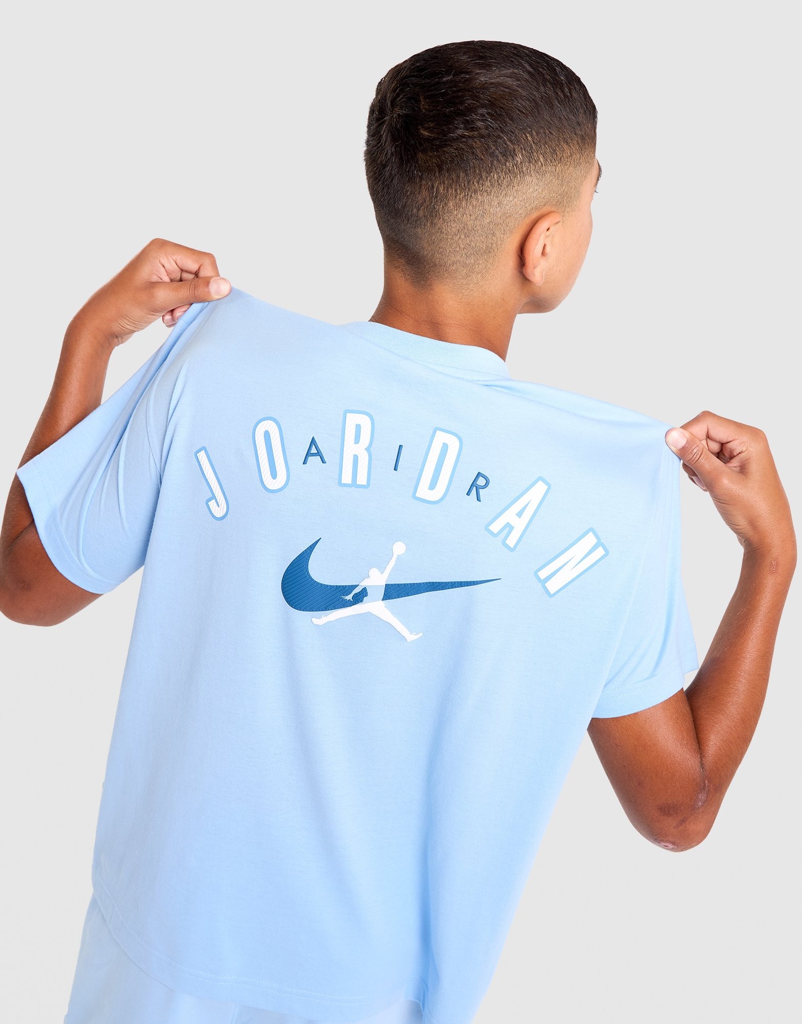 Blue Jordan Arch Logo T-Shirt Junior's - JD Sports NZ