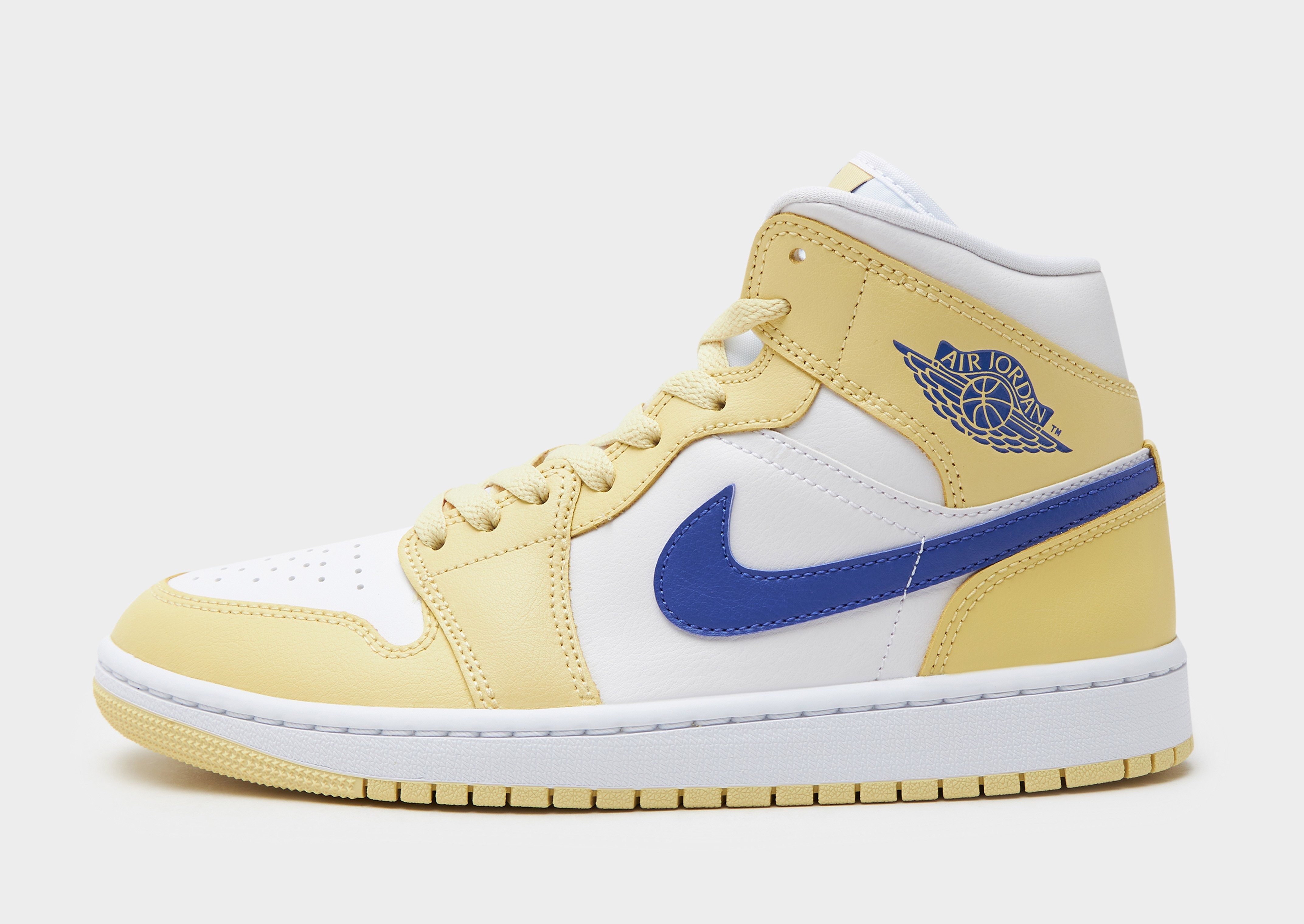 Brown Jordan Air 1 Mid "Lemon Wash" Women's - JD Sports