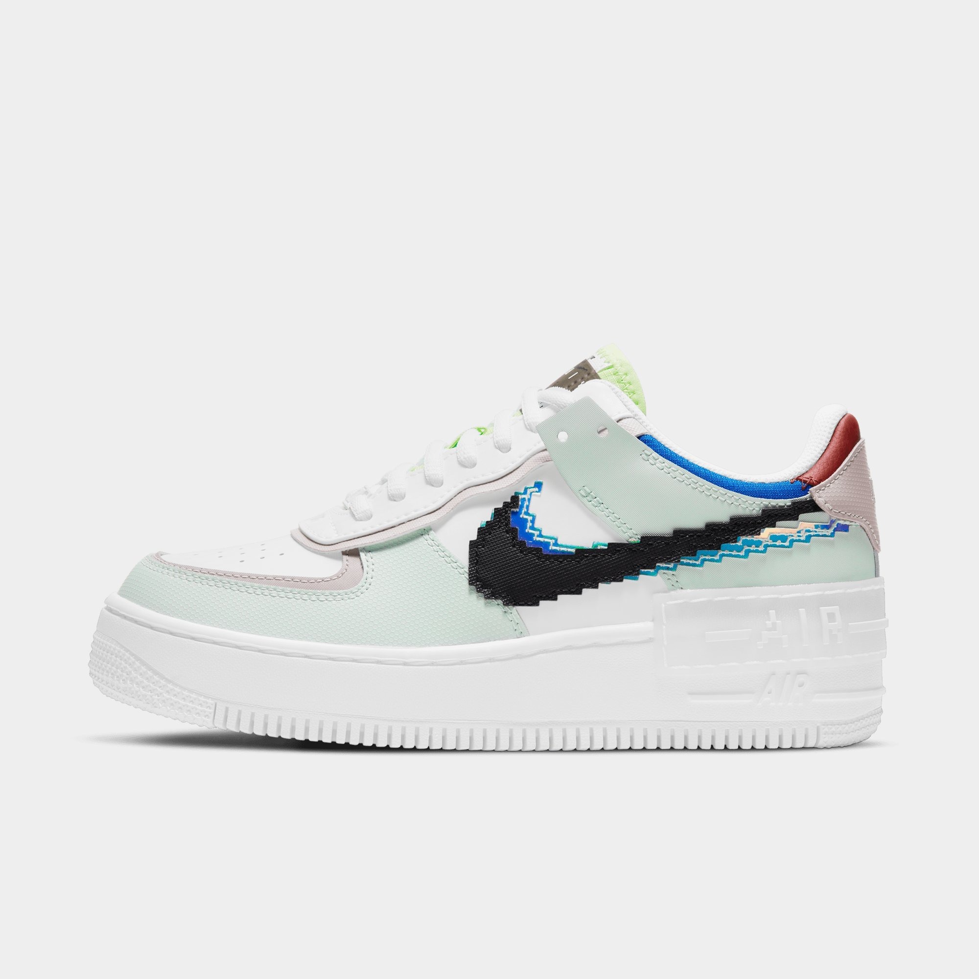 Green Nike Air Force 1 Shadow "Pixel" - JD Sports