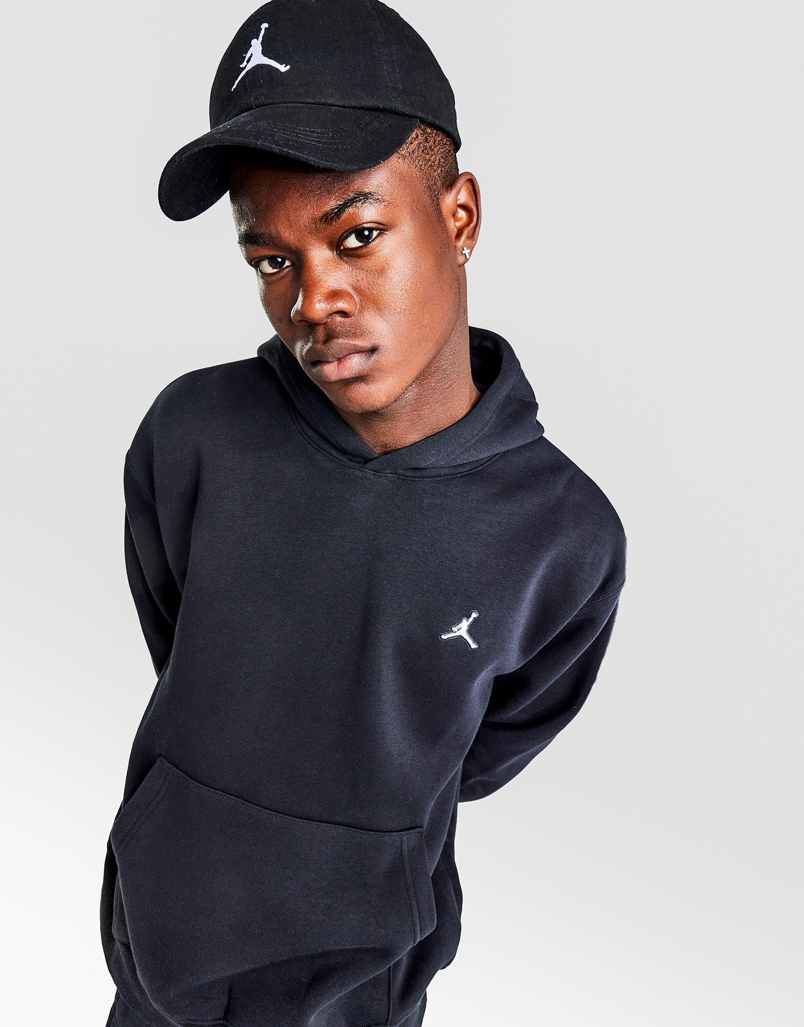 Black Jordan Essential Hoodie - JD Sports