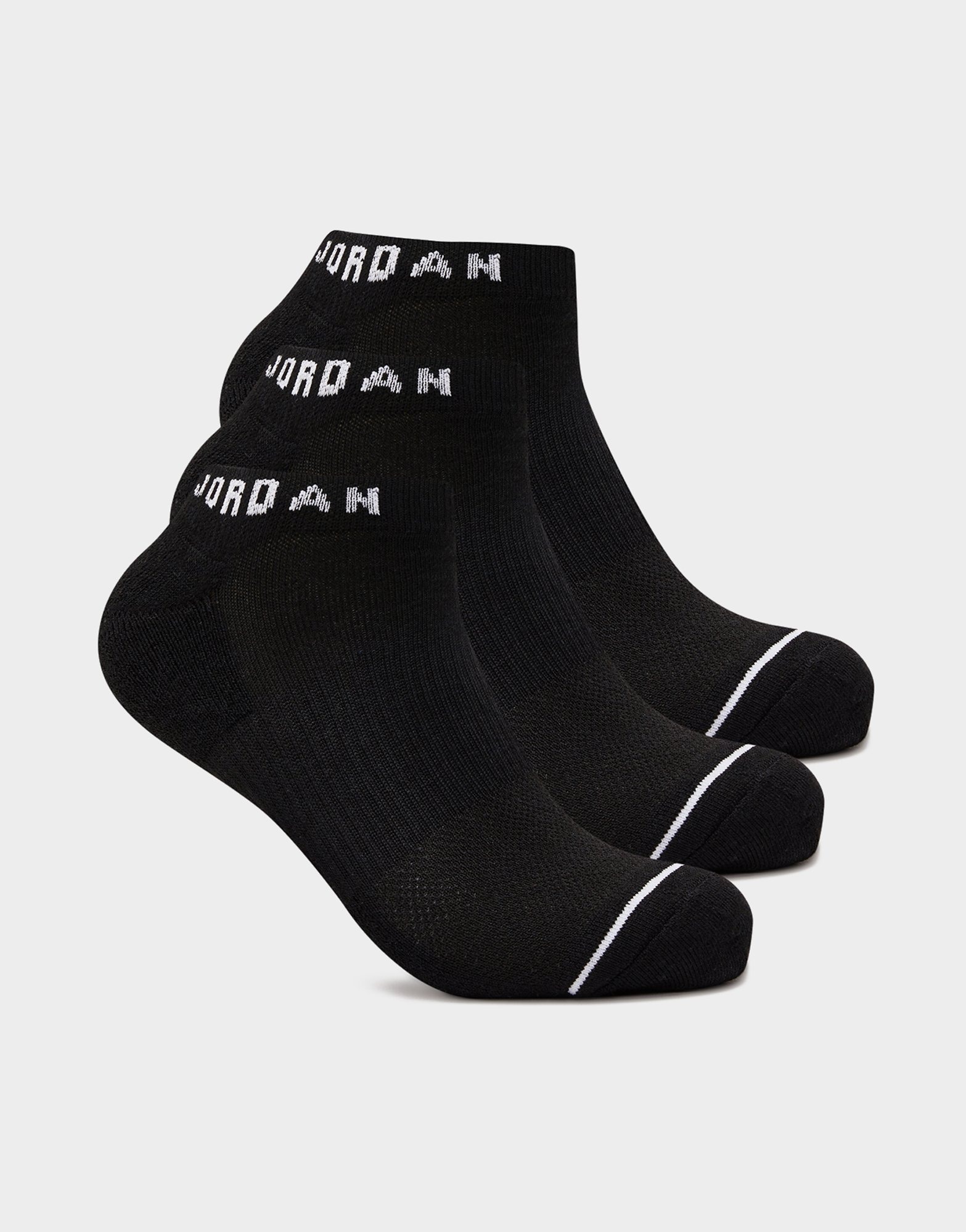 Black Jordan Air No Show Socks 3 Pack - JD Sports