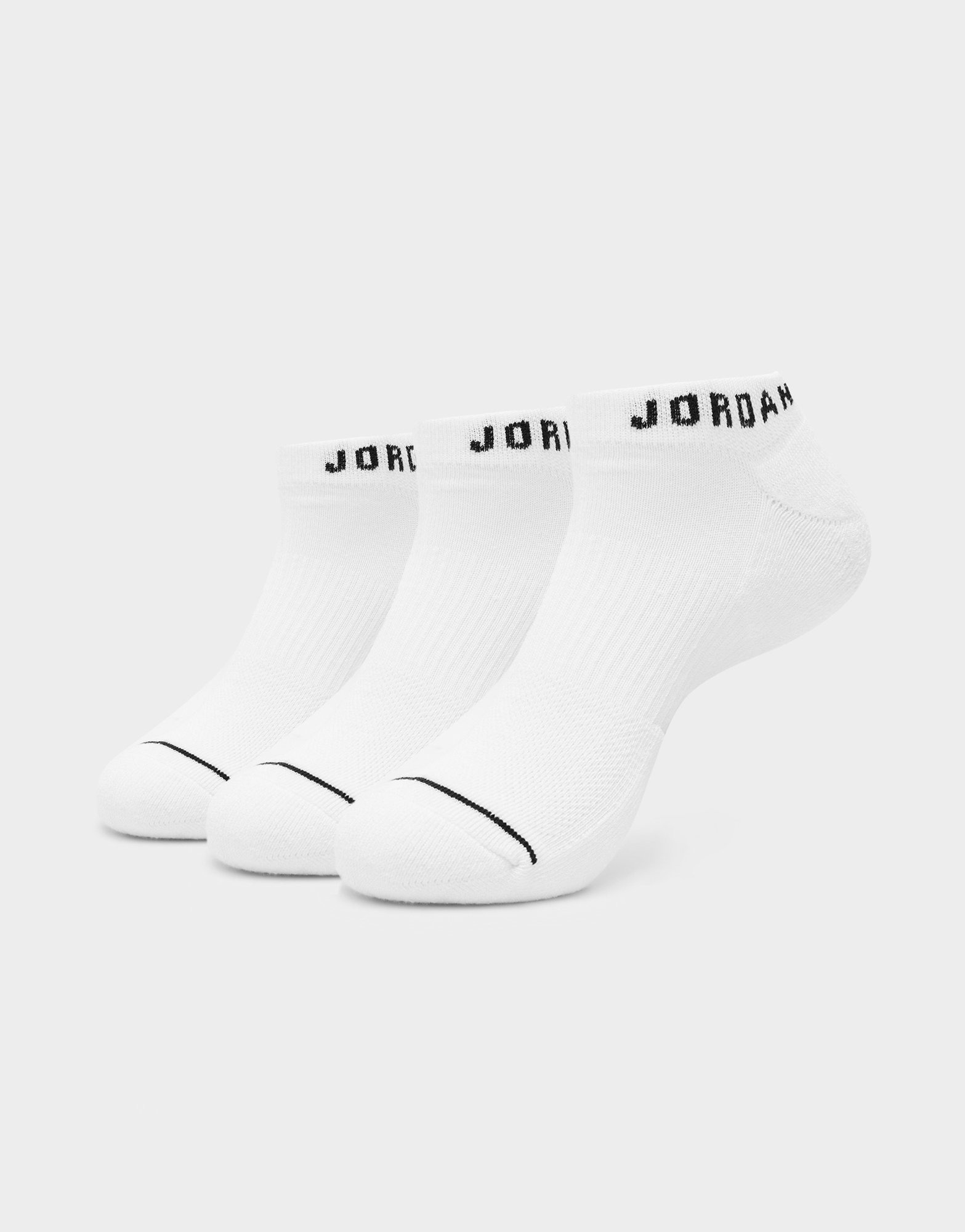 White Jordan Air No Show Socks 3 Pack - JD Sports Australia