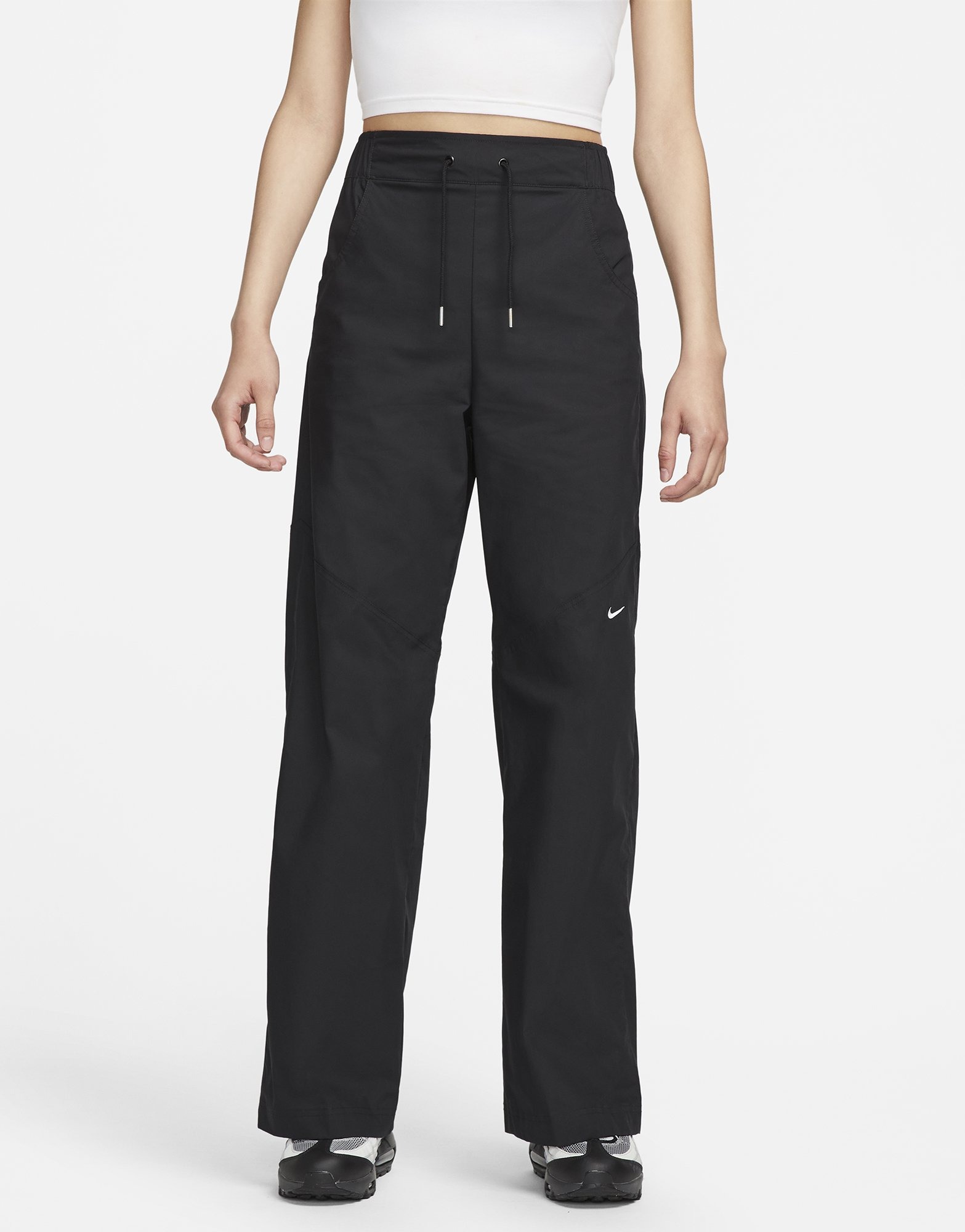 Nike WOMEN'S WOVEN HIGH-RISE Schwarz - JD Sports Deutschland