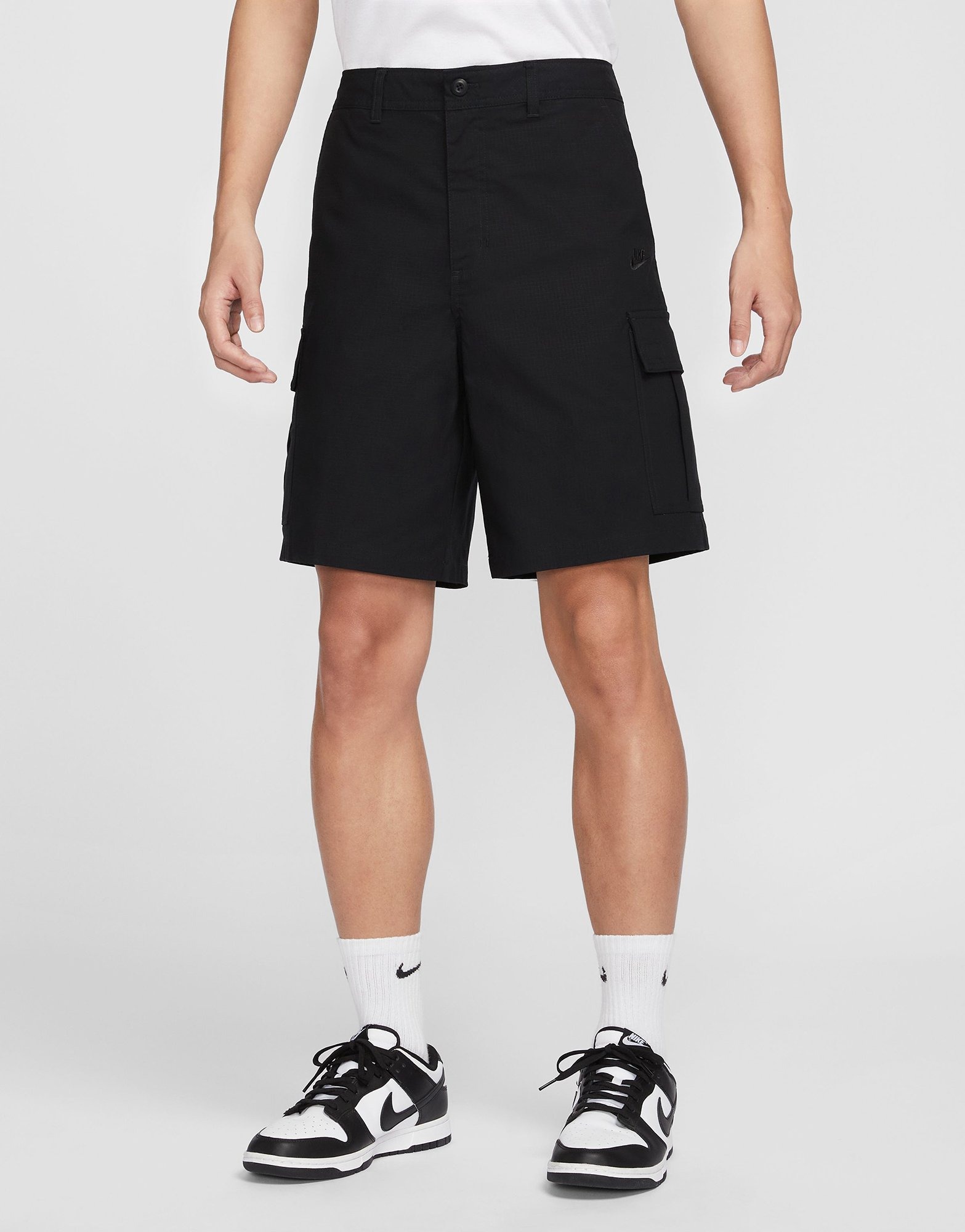 Black Nike Club Woven Cargo Shorts - JD Sports Singapore