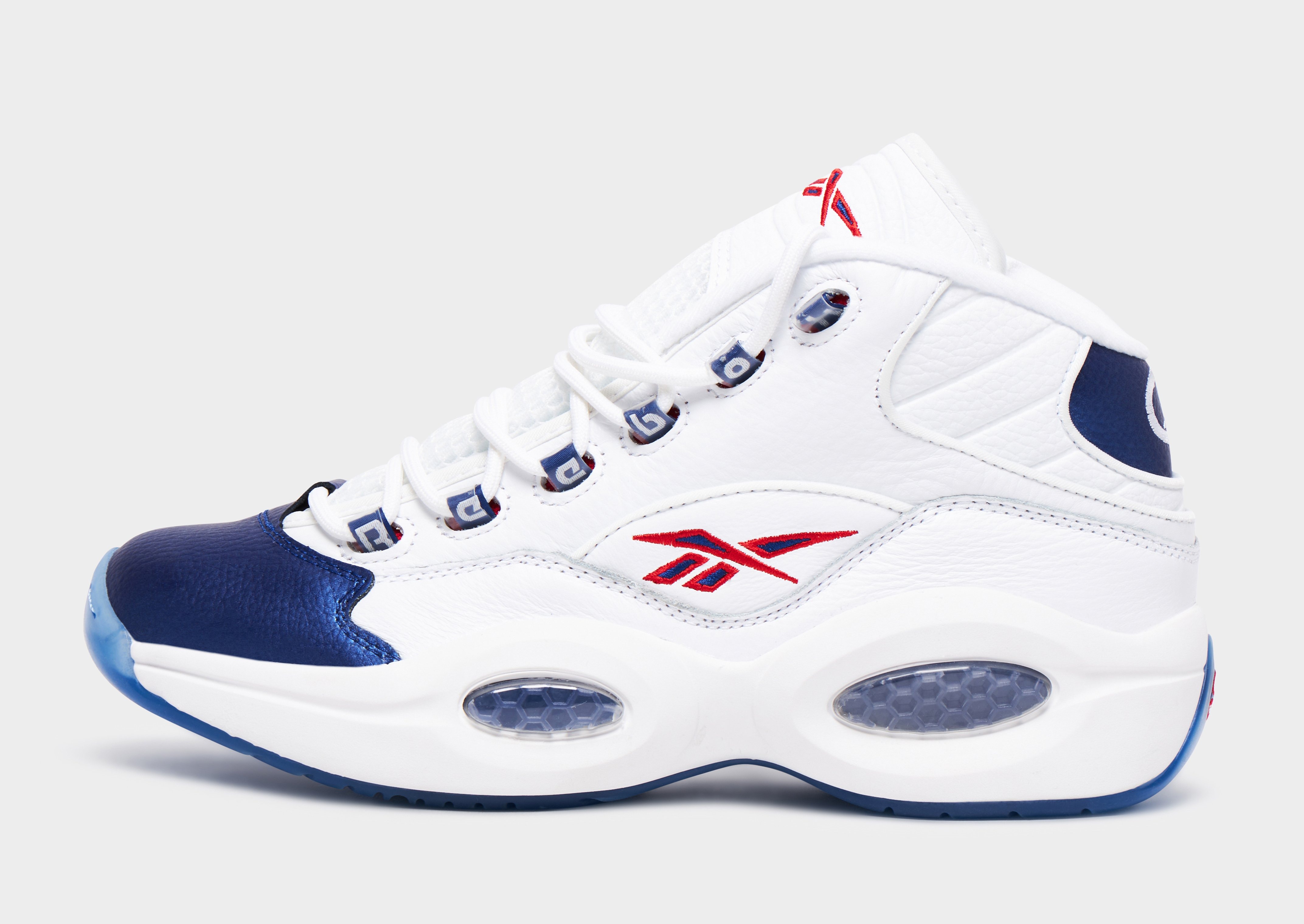 White Reebok Question Mid - JD Sports