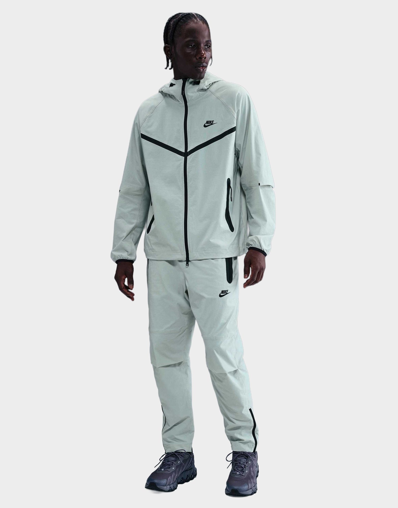 Grey Nike TECH WOVEN PANTS LIGHT | JD Sports UK