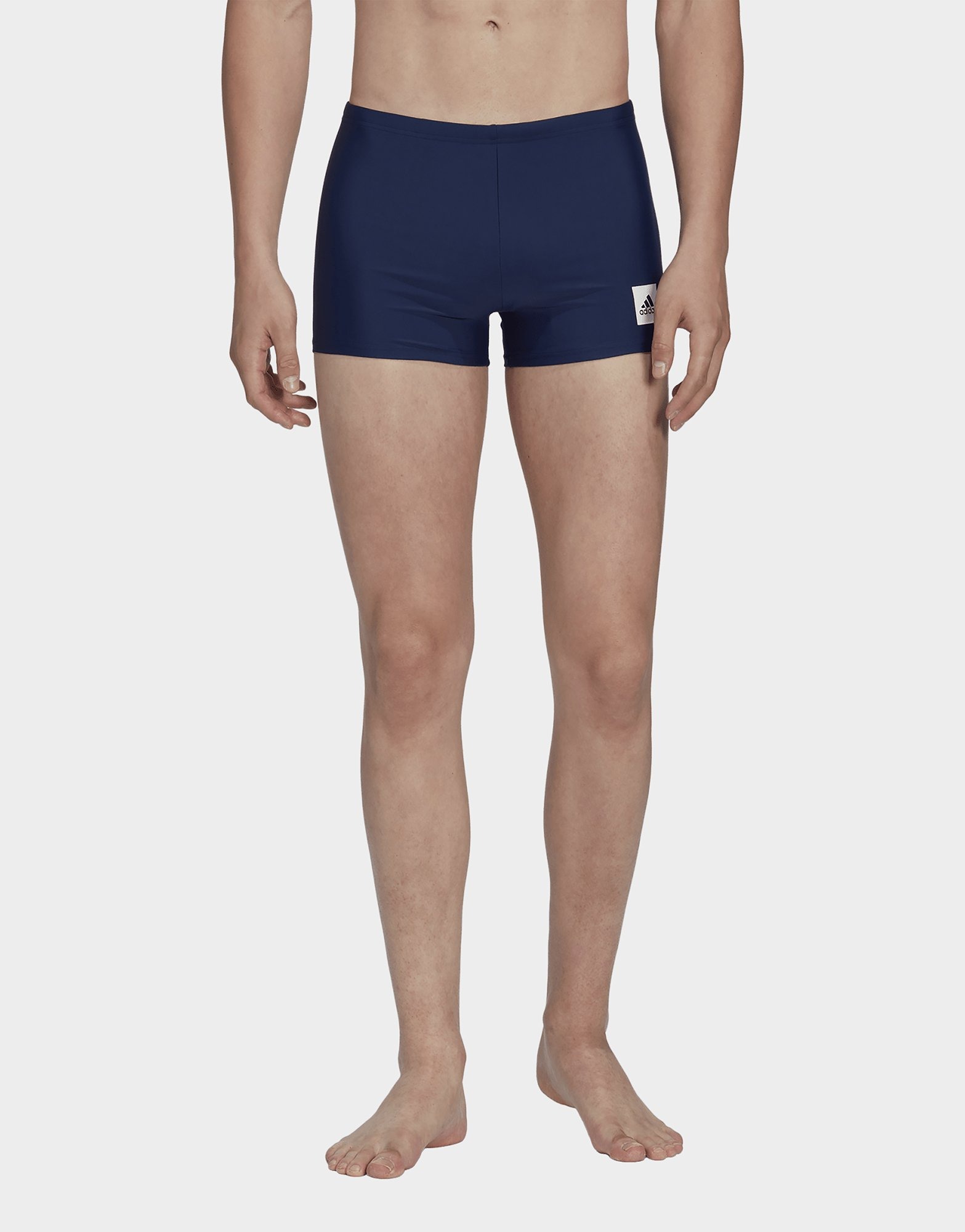 Blue adidas Solid Swim Boxers | JD Sports UK