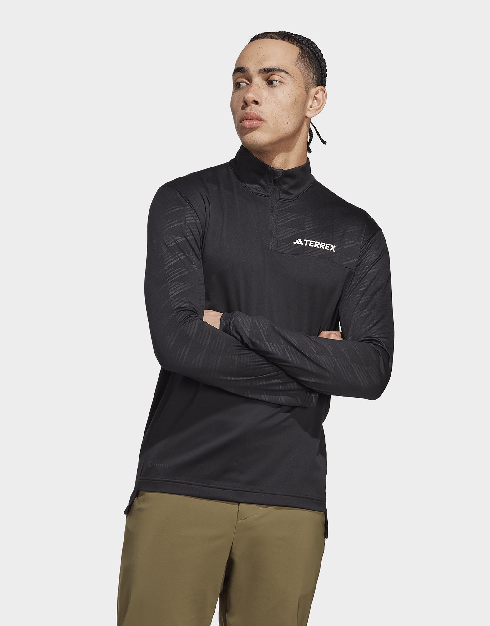 adidas Terrex TERREX Multi Half-Zip Longsleeve Schwarz - JD Sports ...