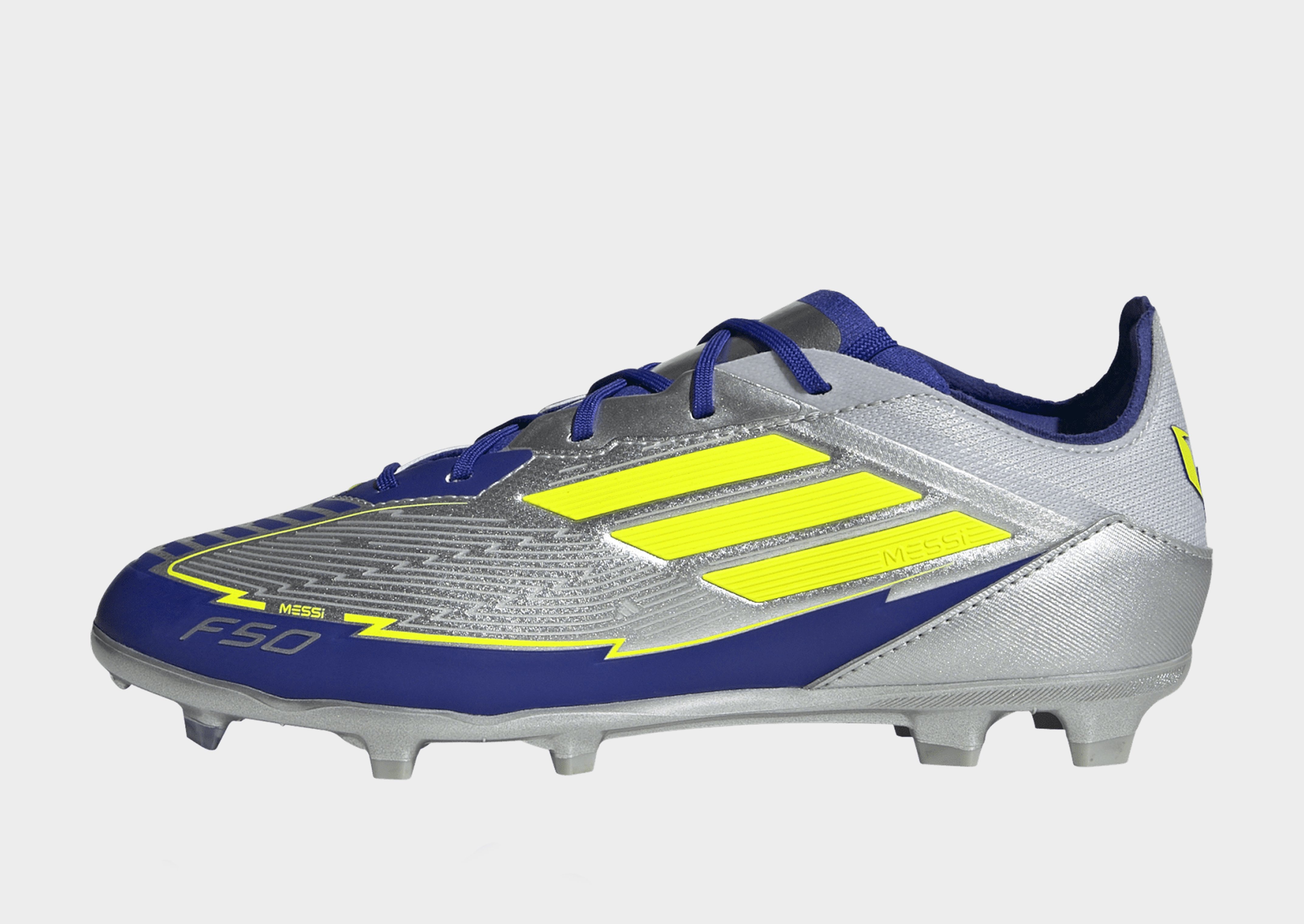 Grey adidas F50 Elite Messi Firm Ground Boots Kids | JD Sports UK