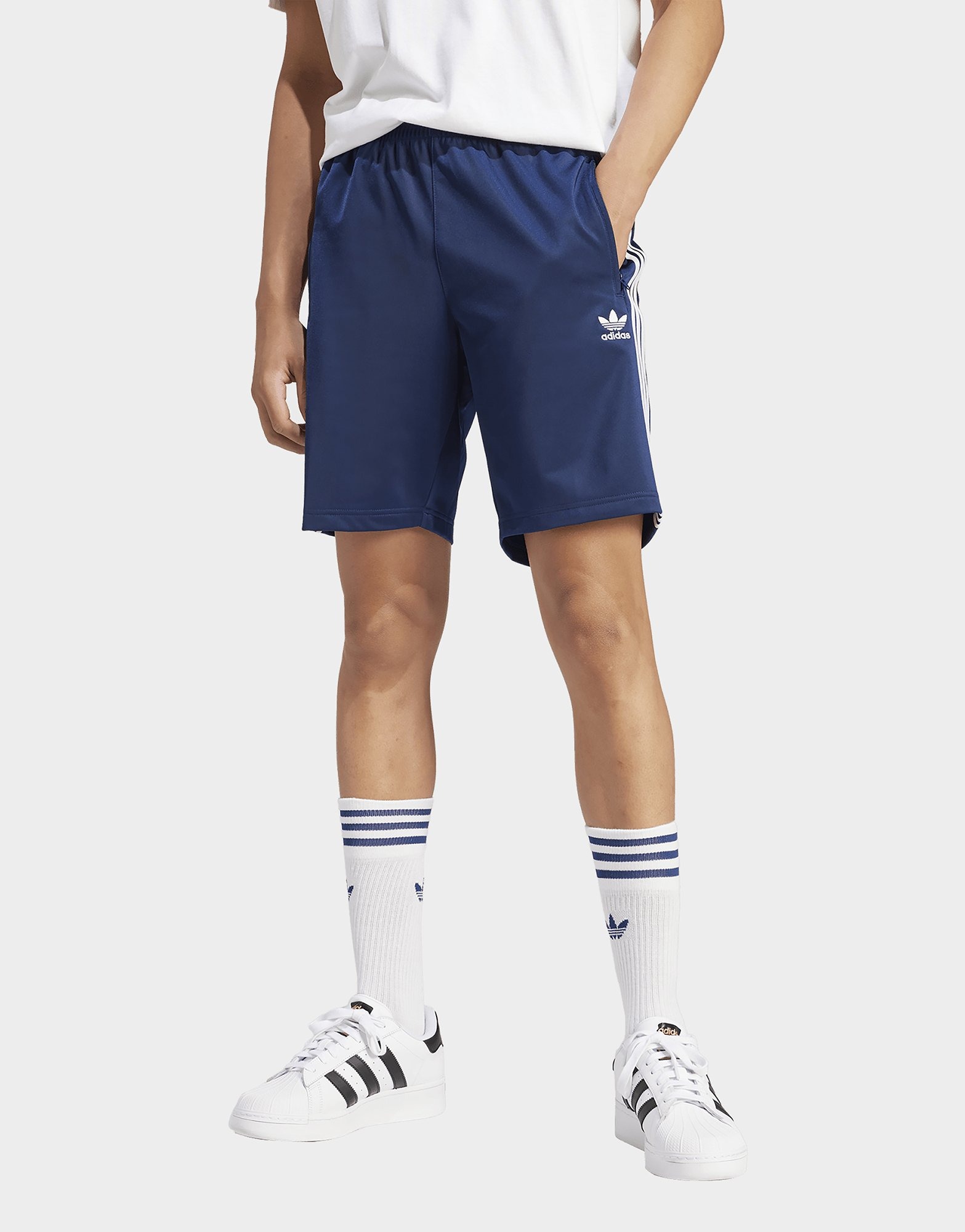 adidas Originals Short Adicolor Firebird Bleu- JD Sports France