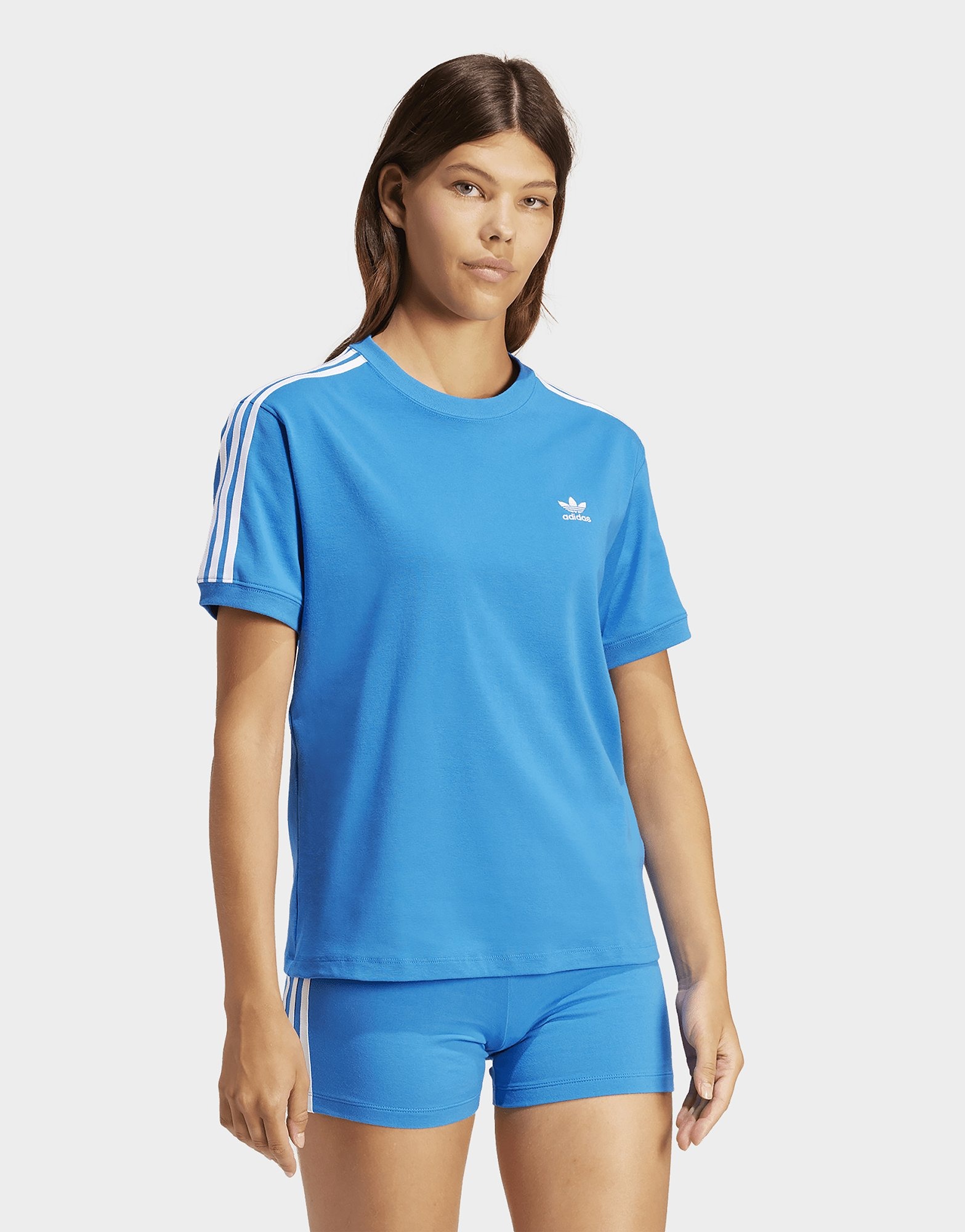 Blue adidas Originals 3-Stripes Tee | JD Sports UK
