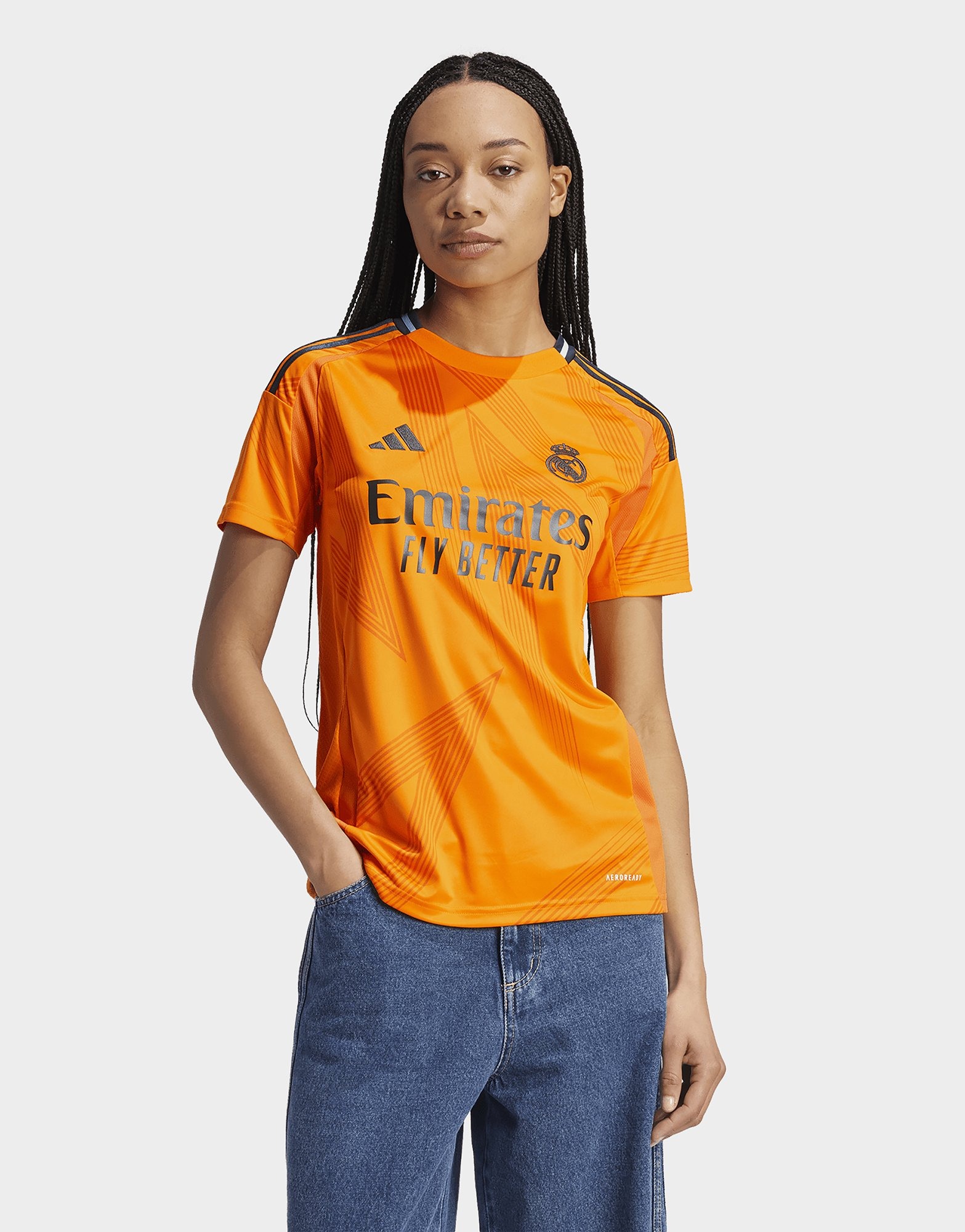 adidas Camiseta segunda equipación Real Madrid 24/25 en Naranja - JD ...