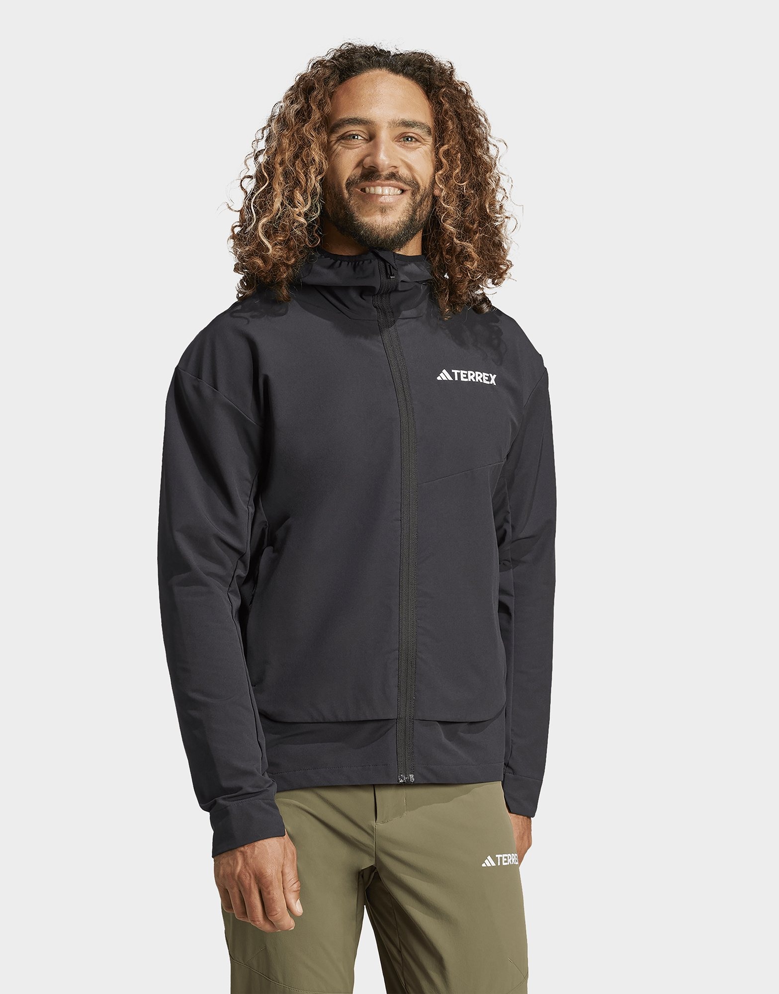Black adidas Terrex ADI M MT SOSH FD JKT | JD Sports UK