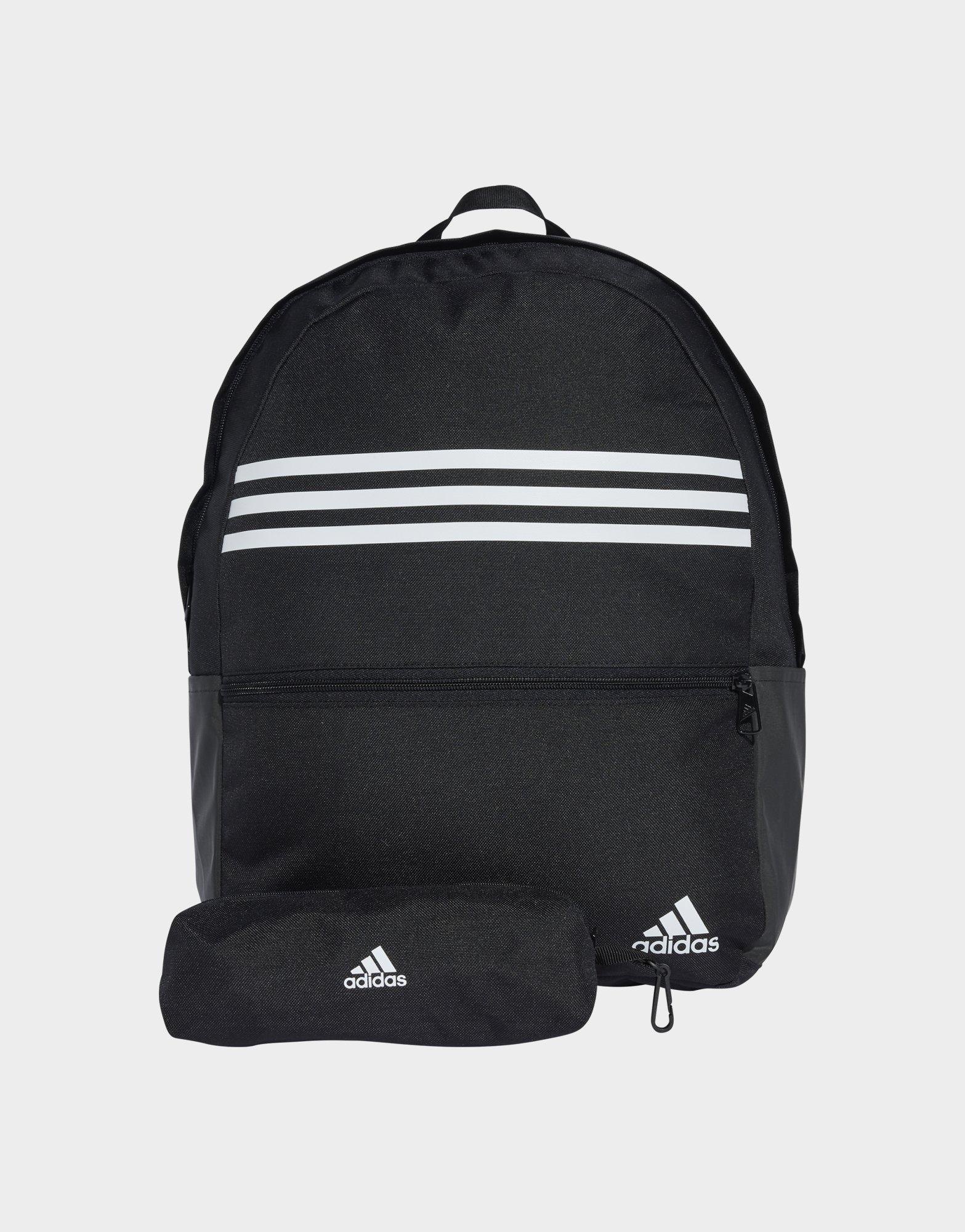 adidas Classic Horizontal 3-Streifen Rucksack Schwarz - JD Sports ...