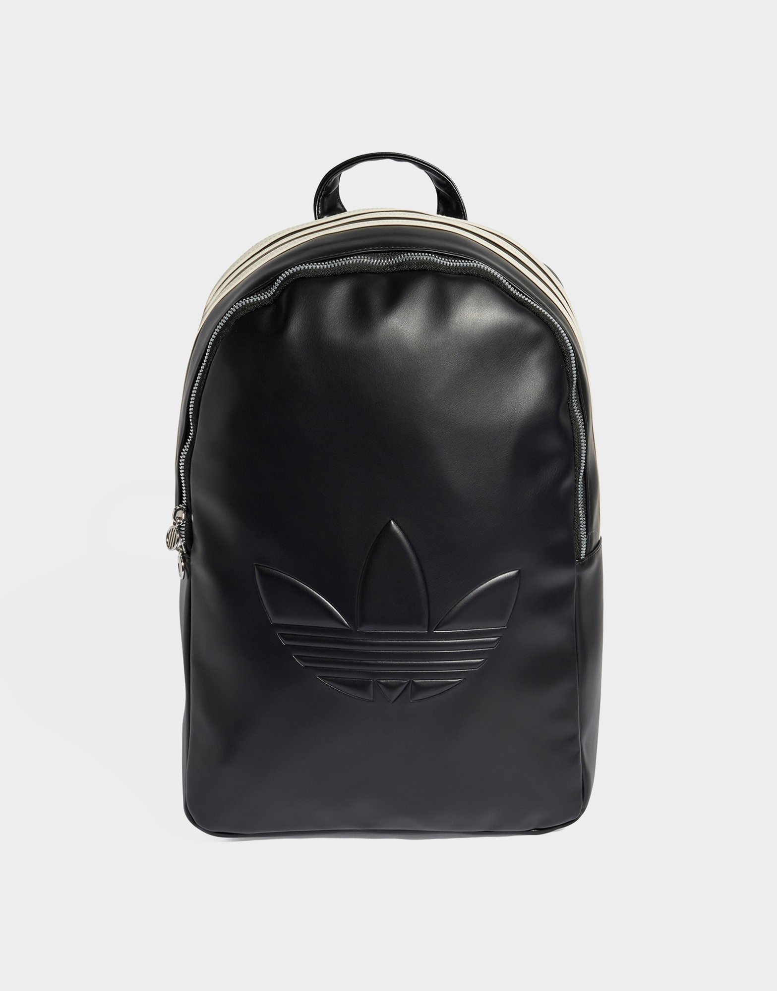 Black adidas Originals Polyurethane Backpack Outline Trefoil - JD ...