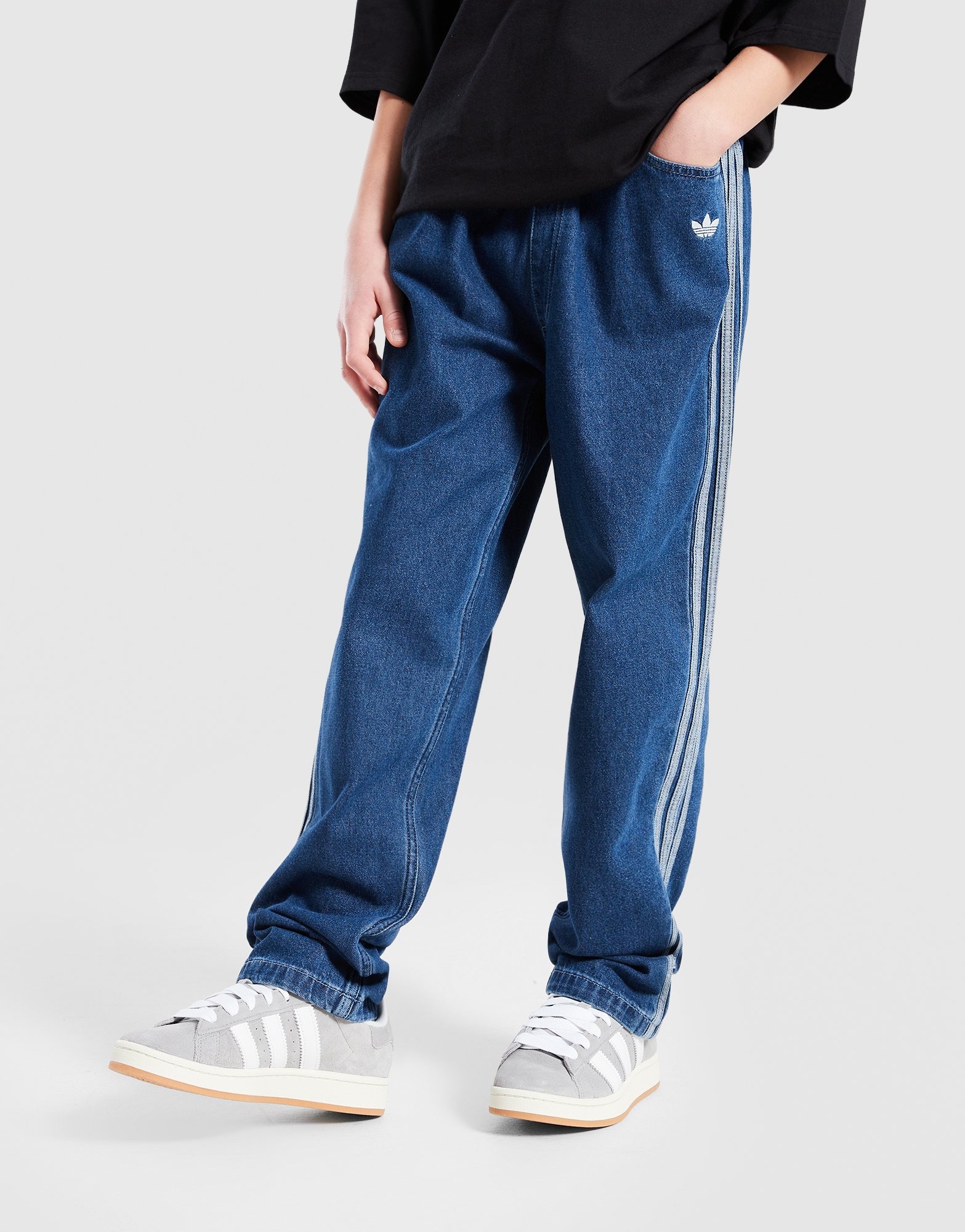 Blue adidas Denim Pants | JD Sports UK
