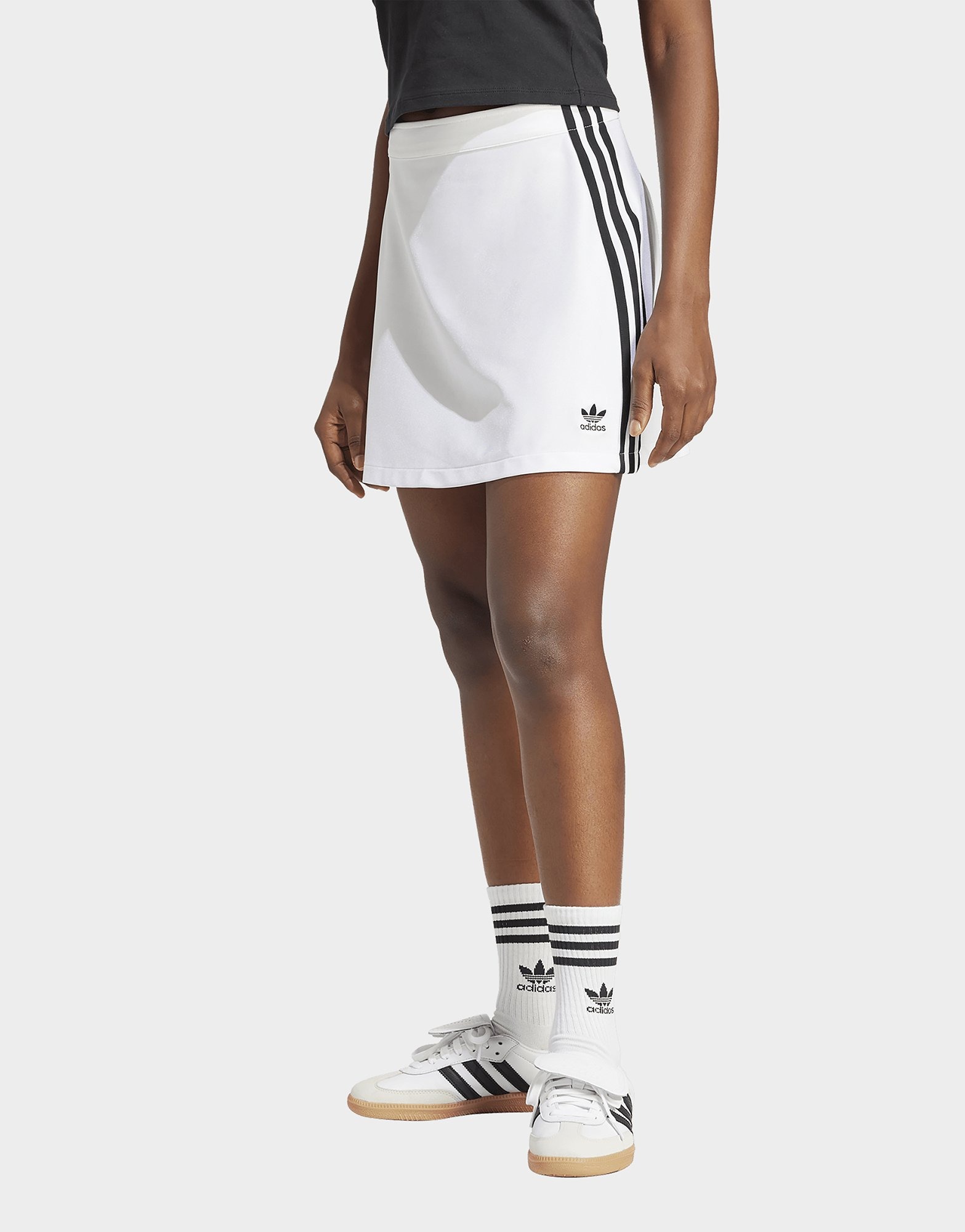 Wit adidas Adicolor 3-Stripes Mini Rok - JD Sports Nederland