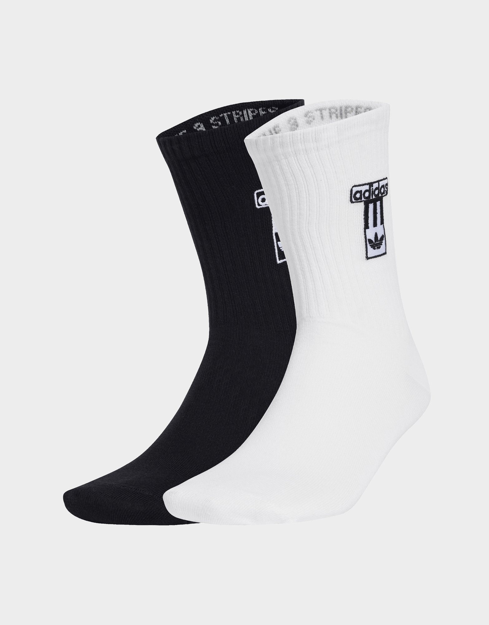Black adidas Adibreak Crew Socks 2 Pairs | JD Sports UK