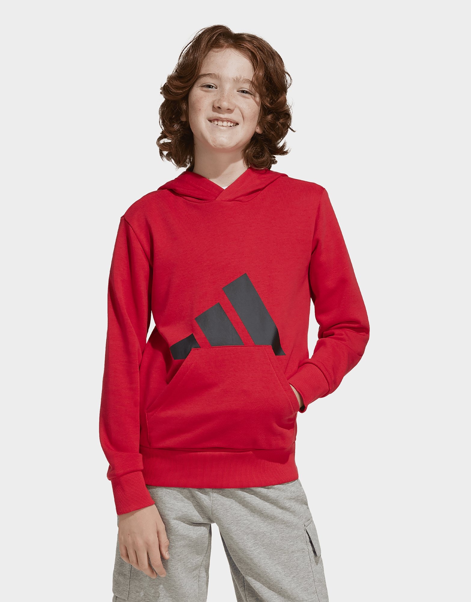 Red adidas Essentials Hoodie Kids | JD Sports UK