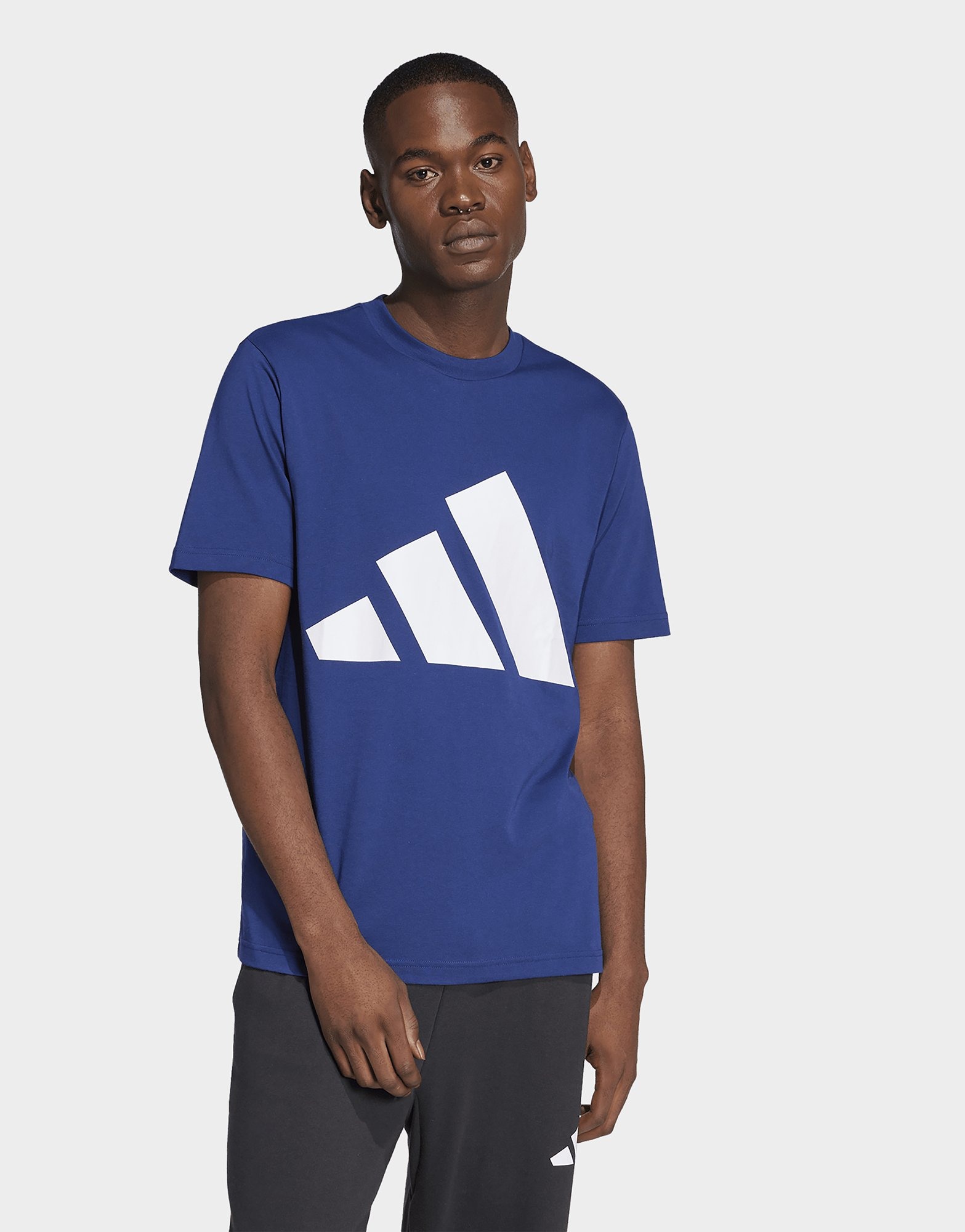 adidas Camiseta Essentials Big Logo en Azul - JD Sports España