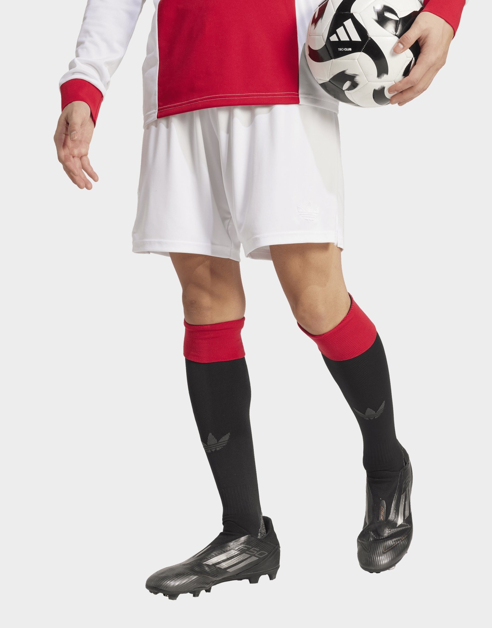 White adidas Ajax Amsterdam Anniversary Shorts | JD Sports UK