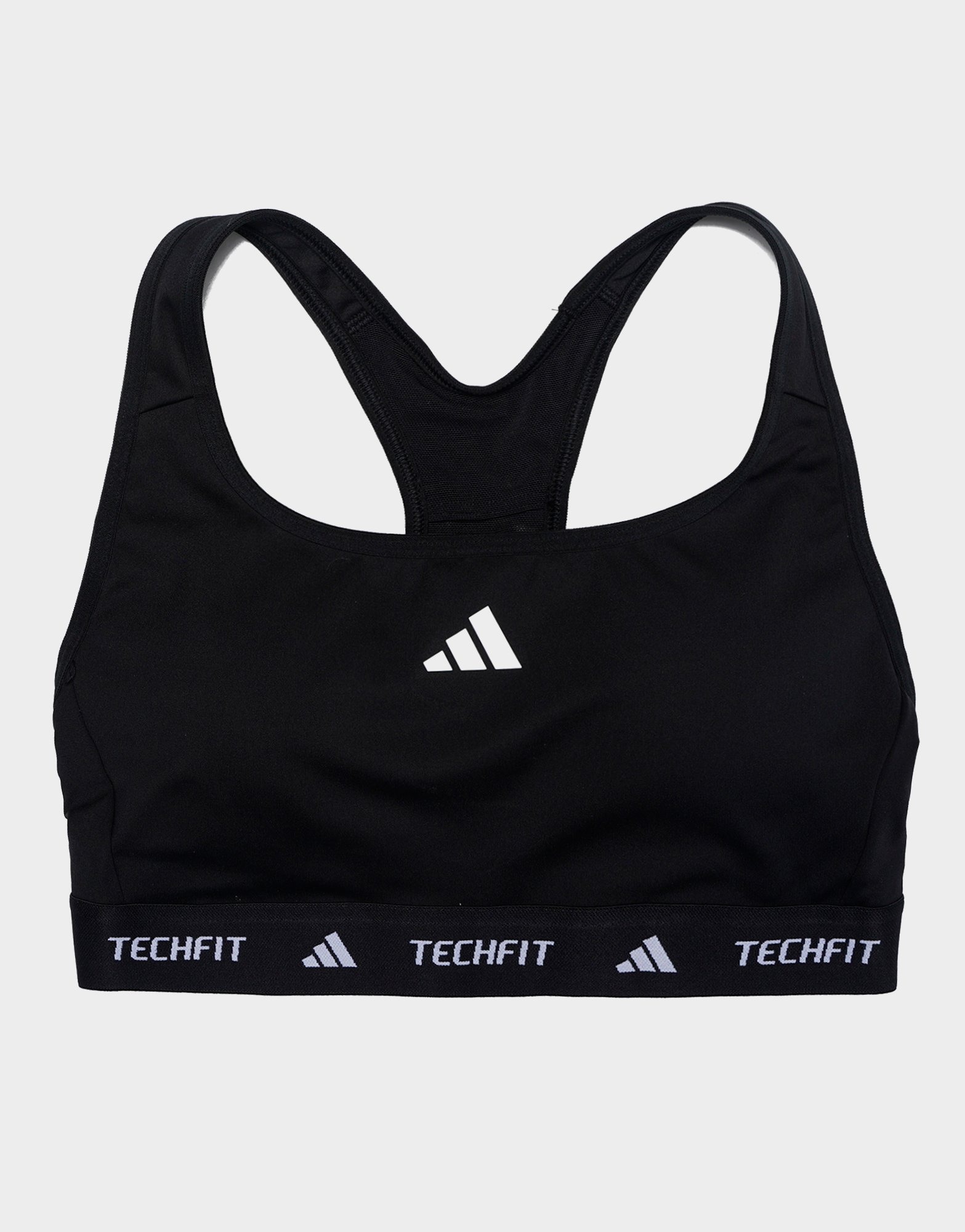 Black adidas TECHFIT Bra | JD Sports UK