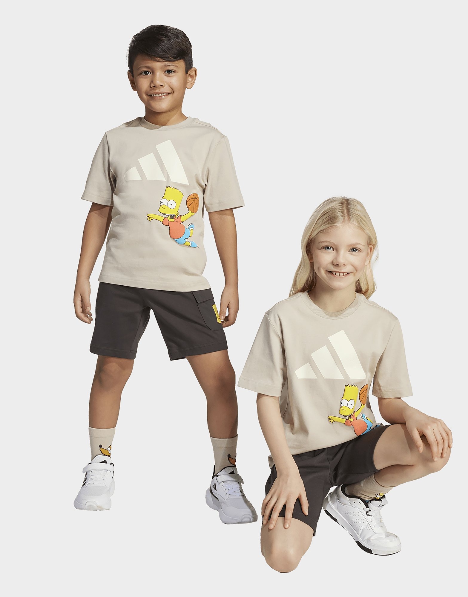 adidas Les Simpson Tee Set Enfants Beige- JD Sports France