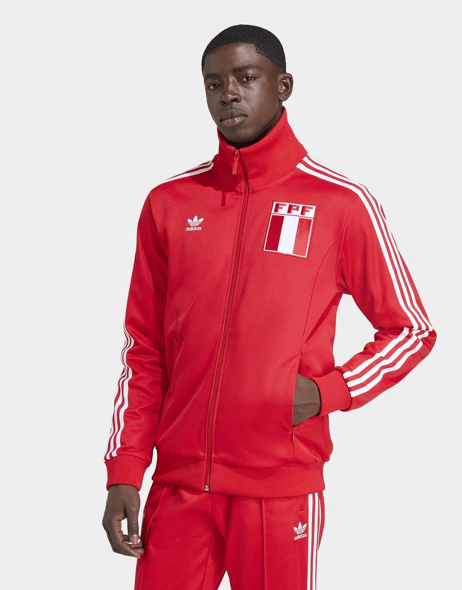 Red adidas Peru Track Top | JD Sports UK