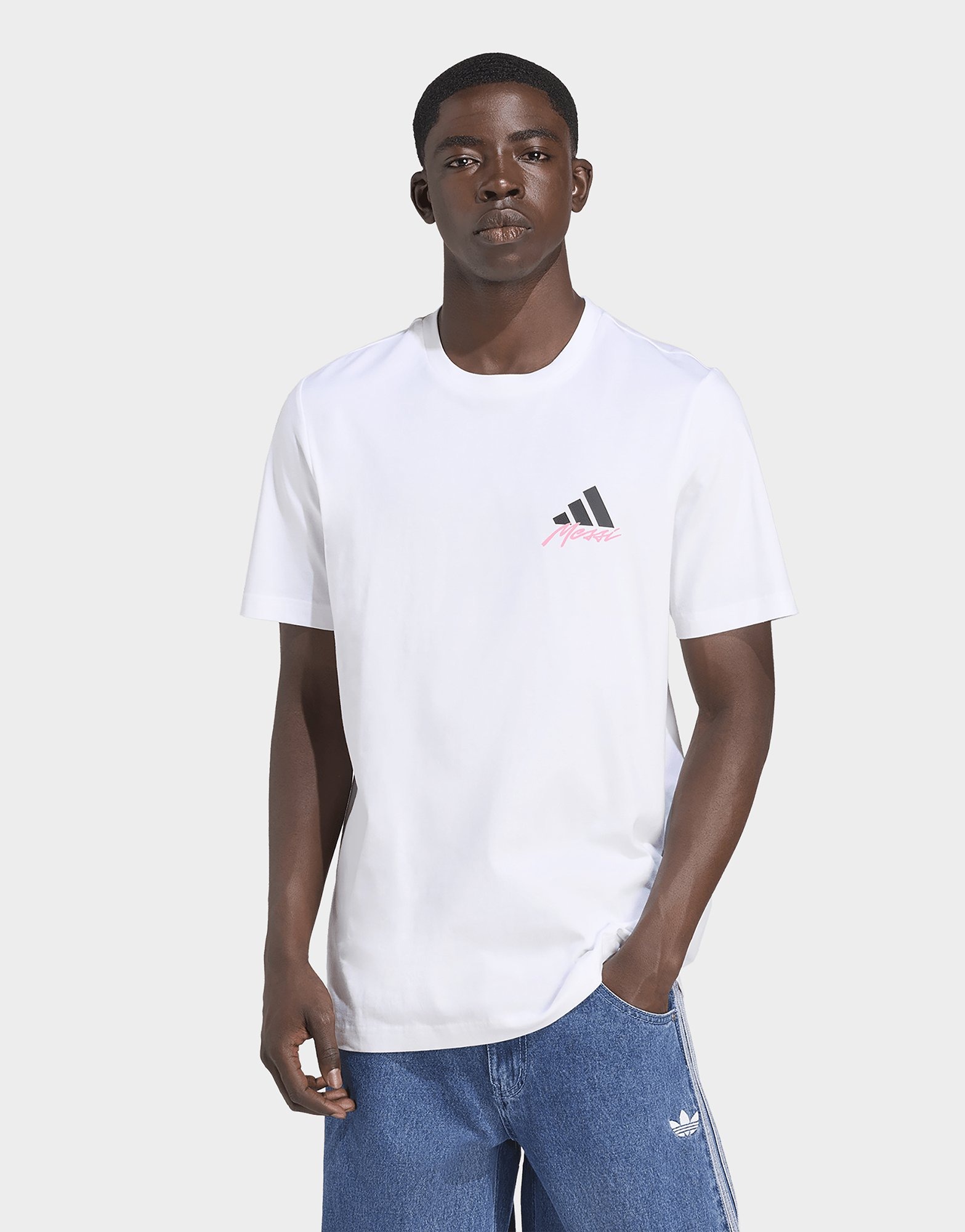 adidas T-shirt graphique Messi Icon Blanc- JD Sports France