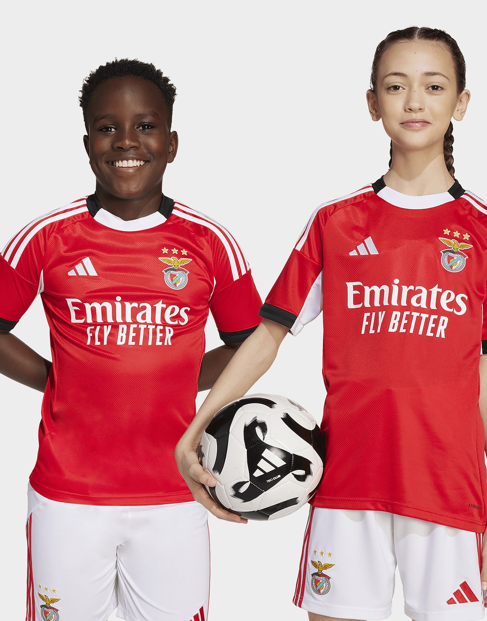 adidas Maillot Domicile Benfica 25/26 Enfants Rouge- JD Sports France