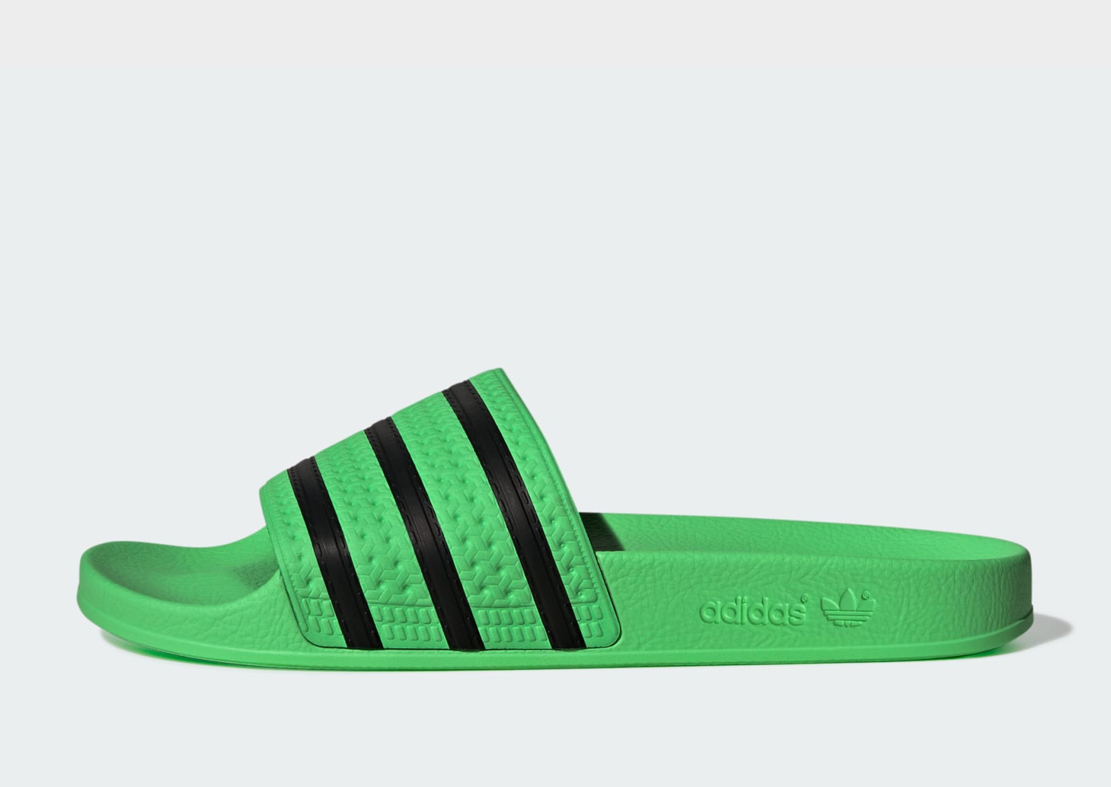 Green adidas Adilette Slides | JD Sports UK