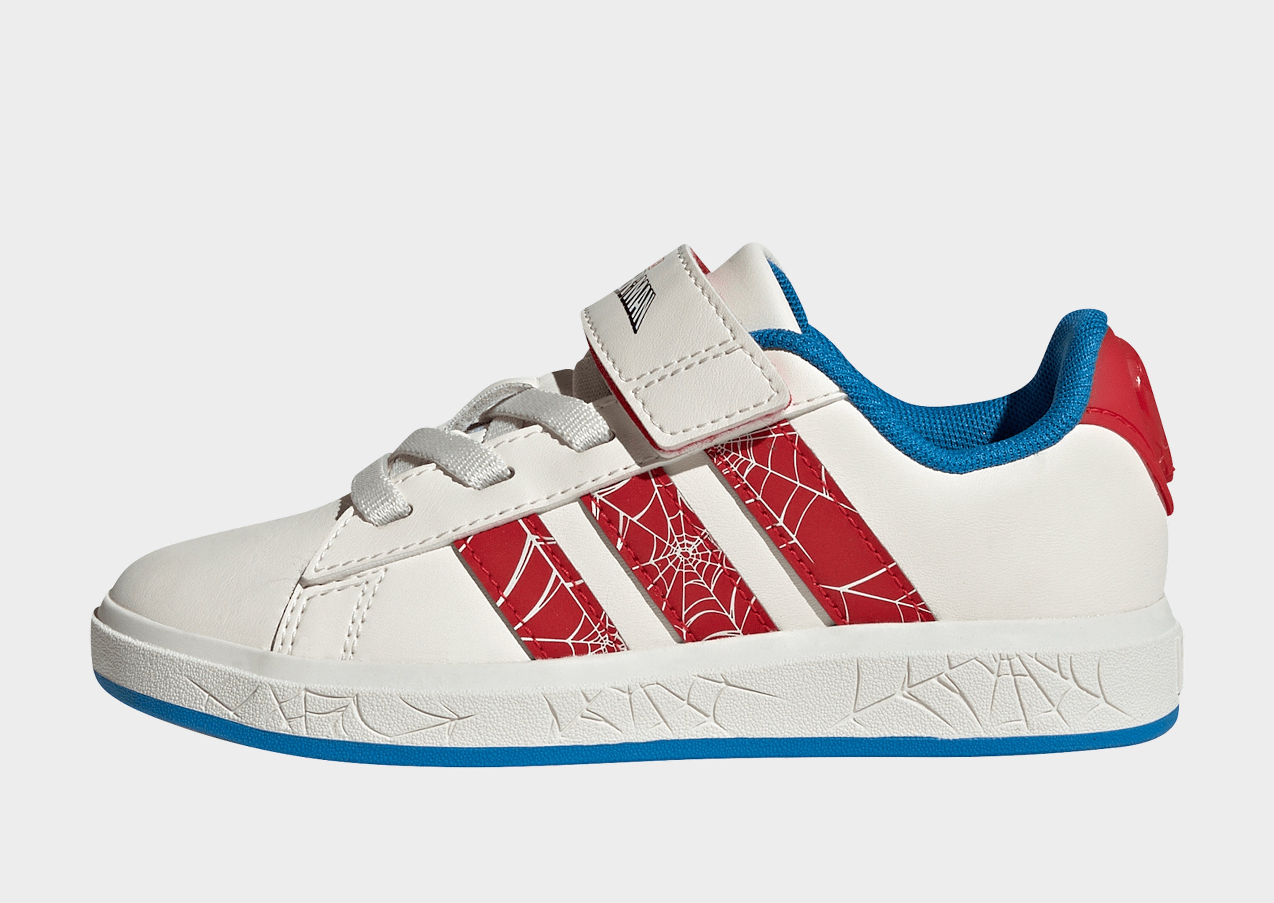 White adidas adidas Marvel Spider-Man Grand Court Shoes Kids | JD Sports UK
