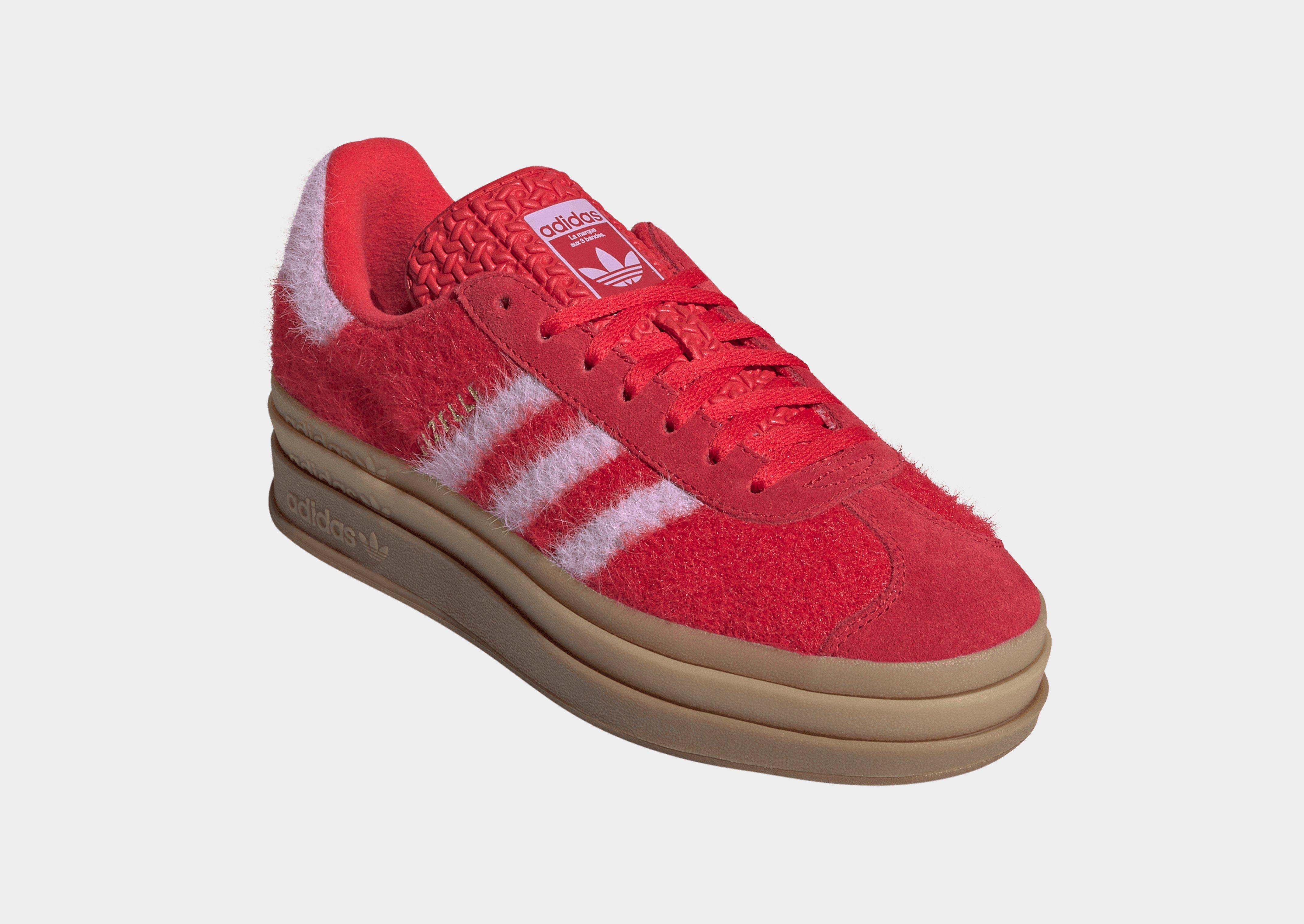 Red adidas GAZELLE BOLD SHOES | JD Sports UK