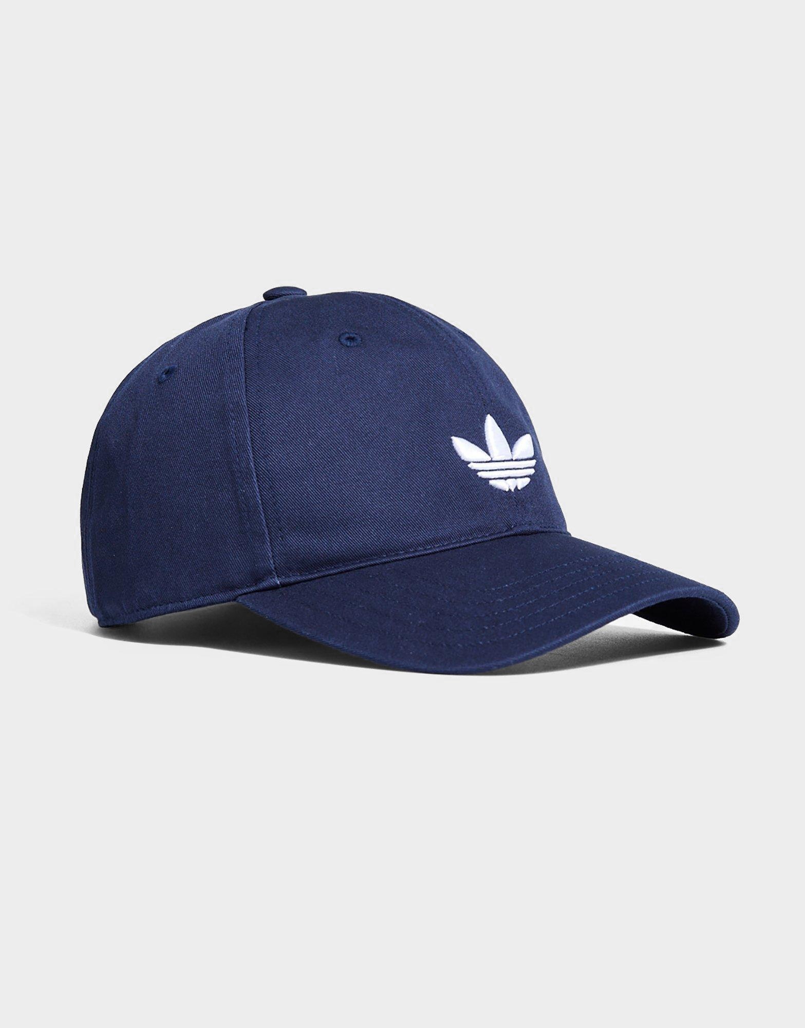 Blue adidas Adicolor Classic Trefoil Baseball Cap | JD Sports UK