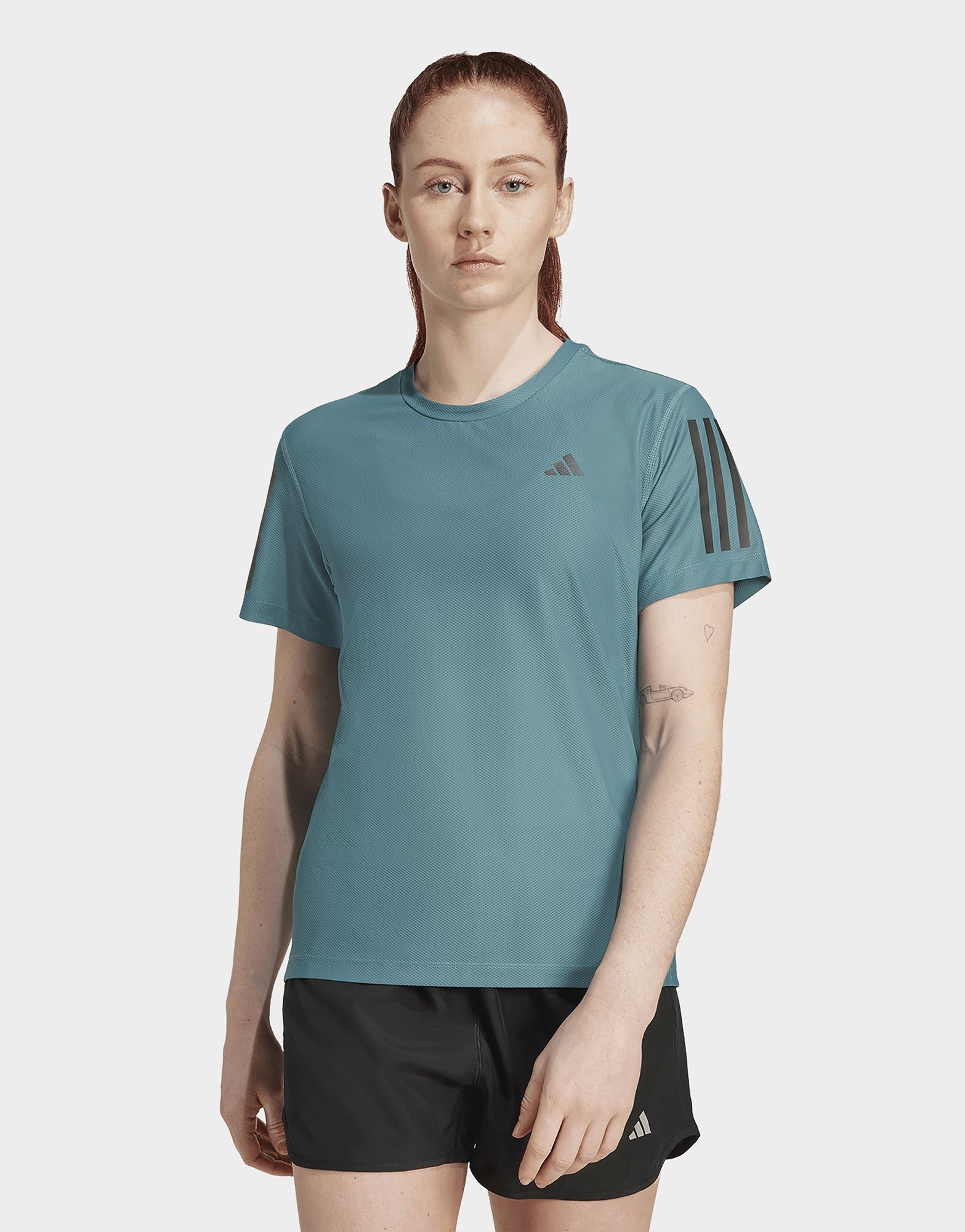 Green adidas Own The Run T-Shirt | JD Sports UK