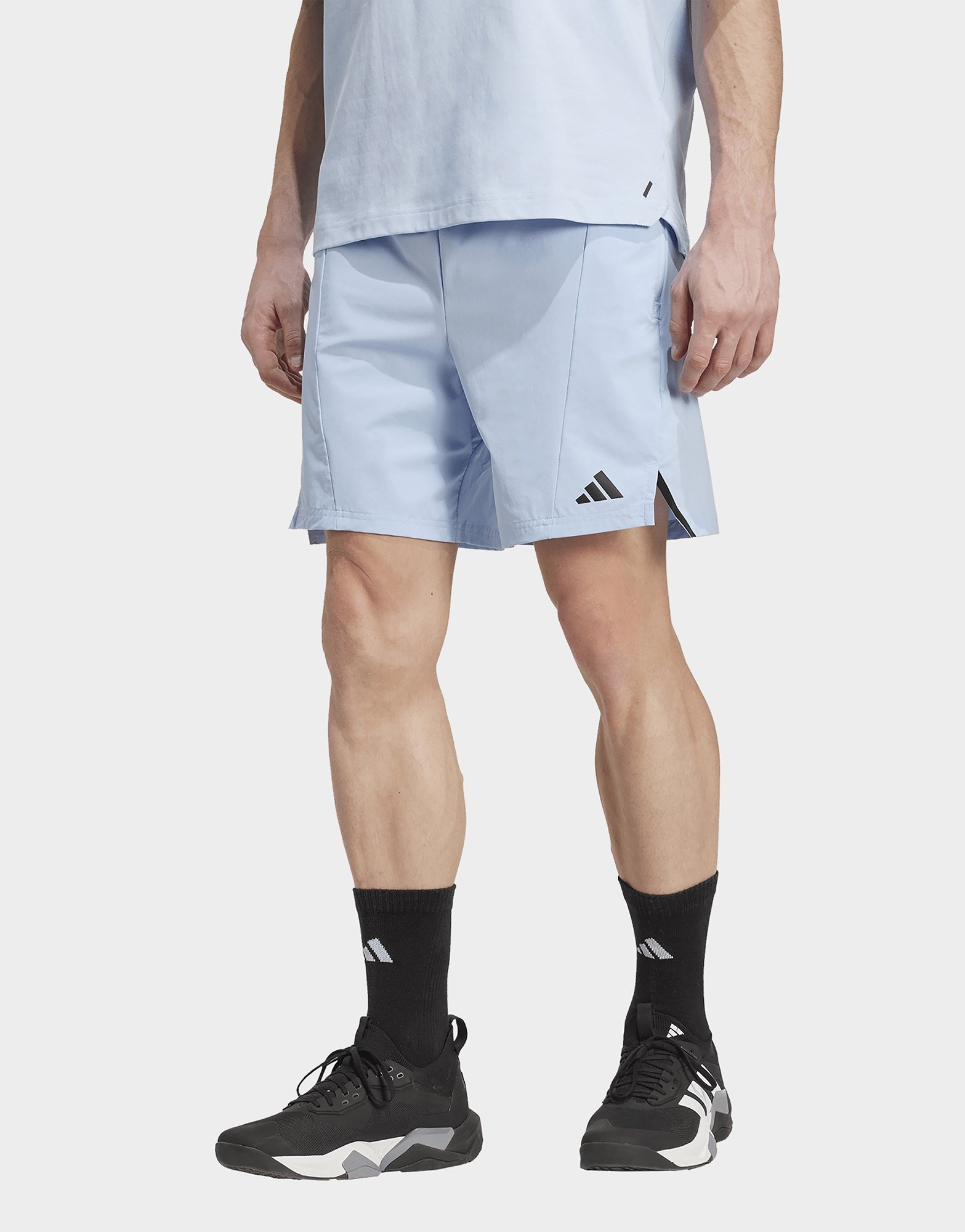 Blue adidas Designed for Training Workout Shorts | JD Sports UK