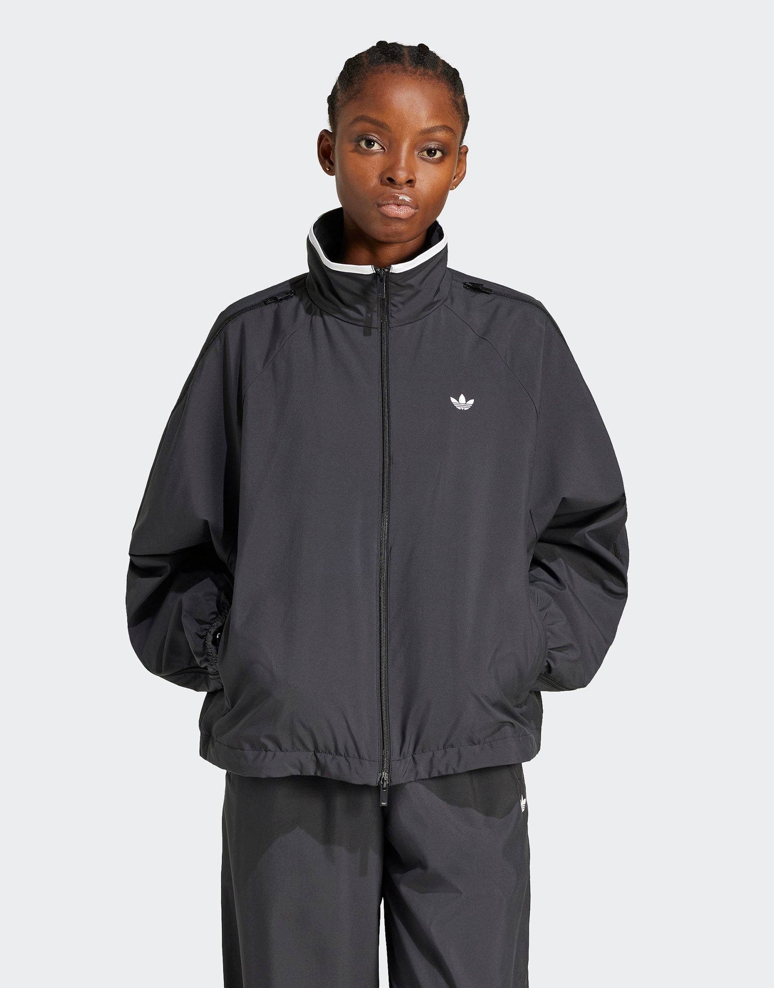 Black adidas Originals Adilenium Season 3 Zip Track Top Black adidas Originals Adilenium Season 3 Zip Track Top