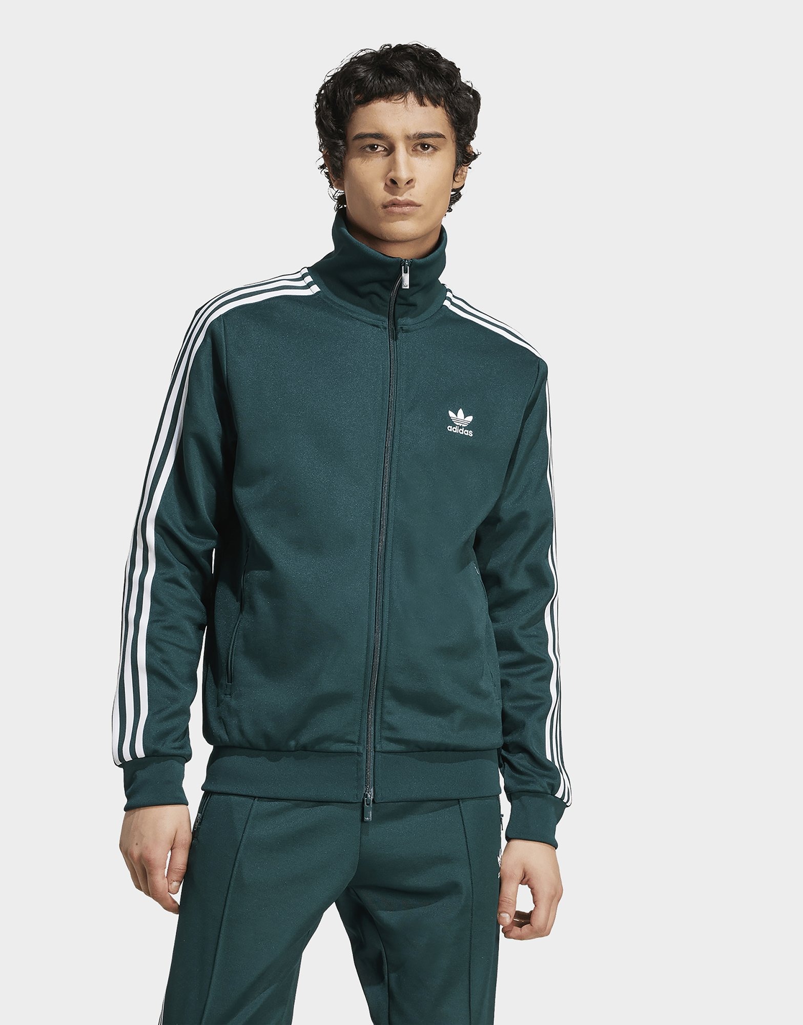Green adidas Originals Adicolor Classics Beckenbauer Track Top | JD ...