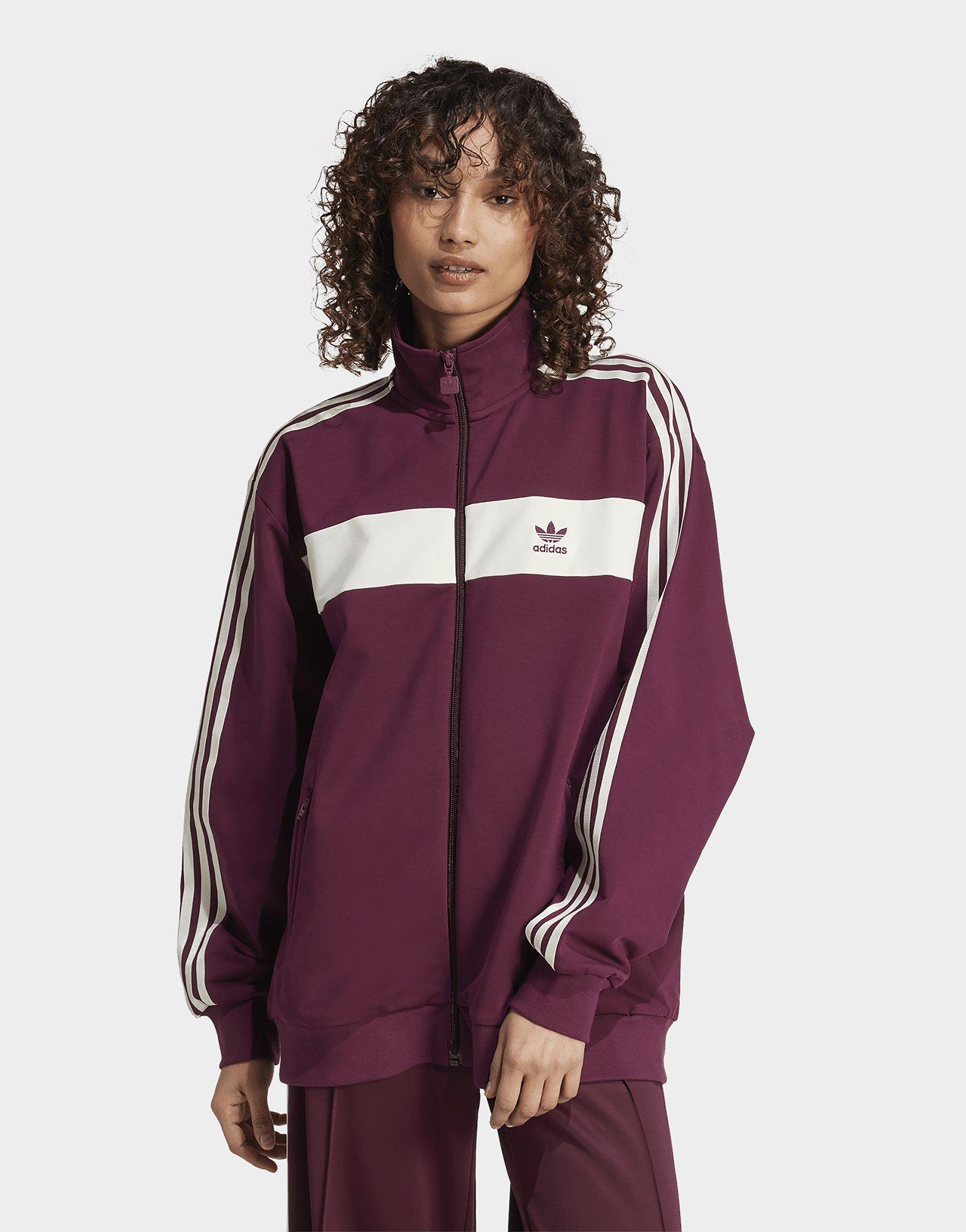 Red adidas Originals Colorblock Track Top | JD Sports UK