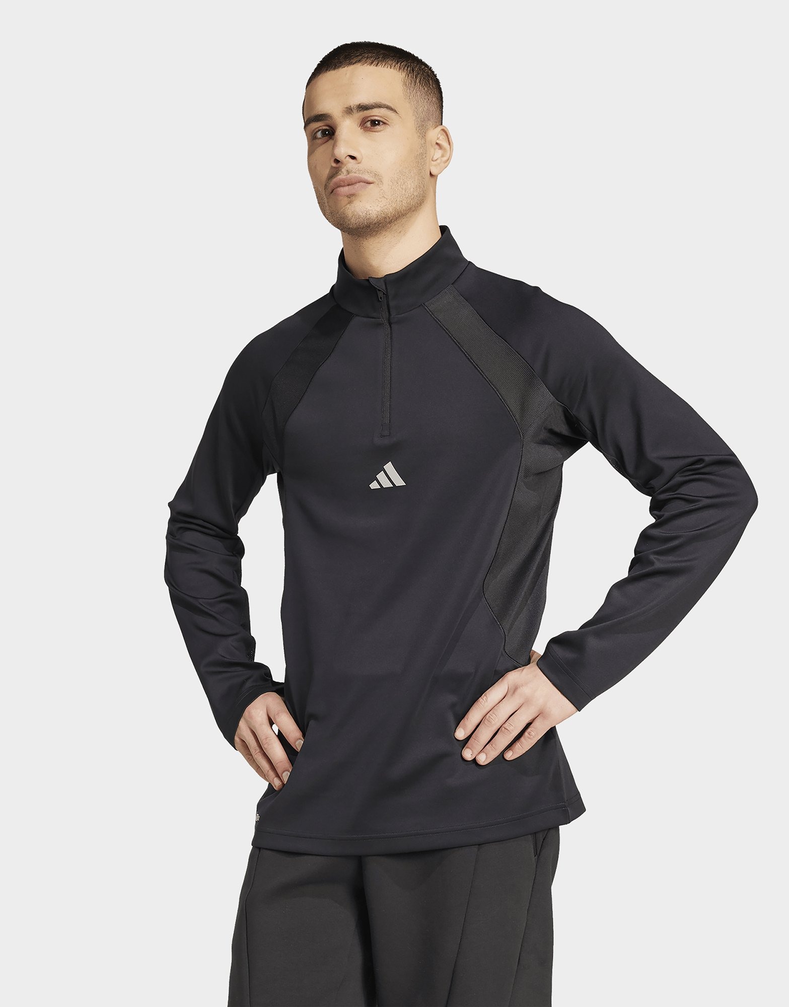 Black adidas Tech Apparel 1/4 Zip | JD Sports UK
