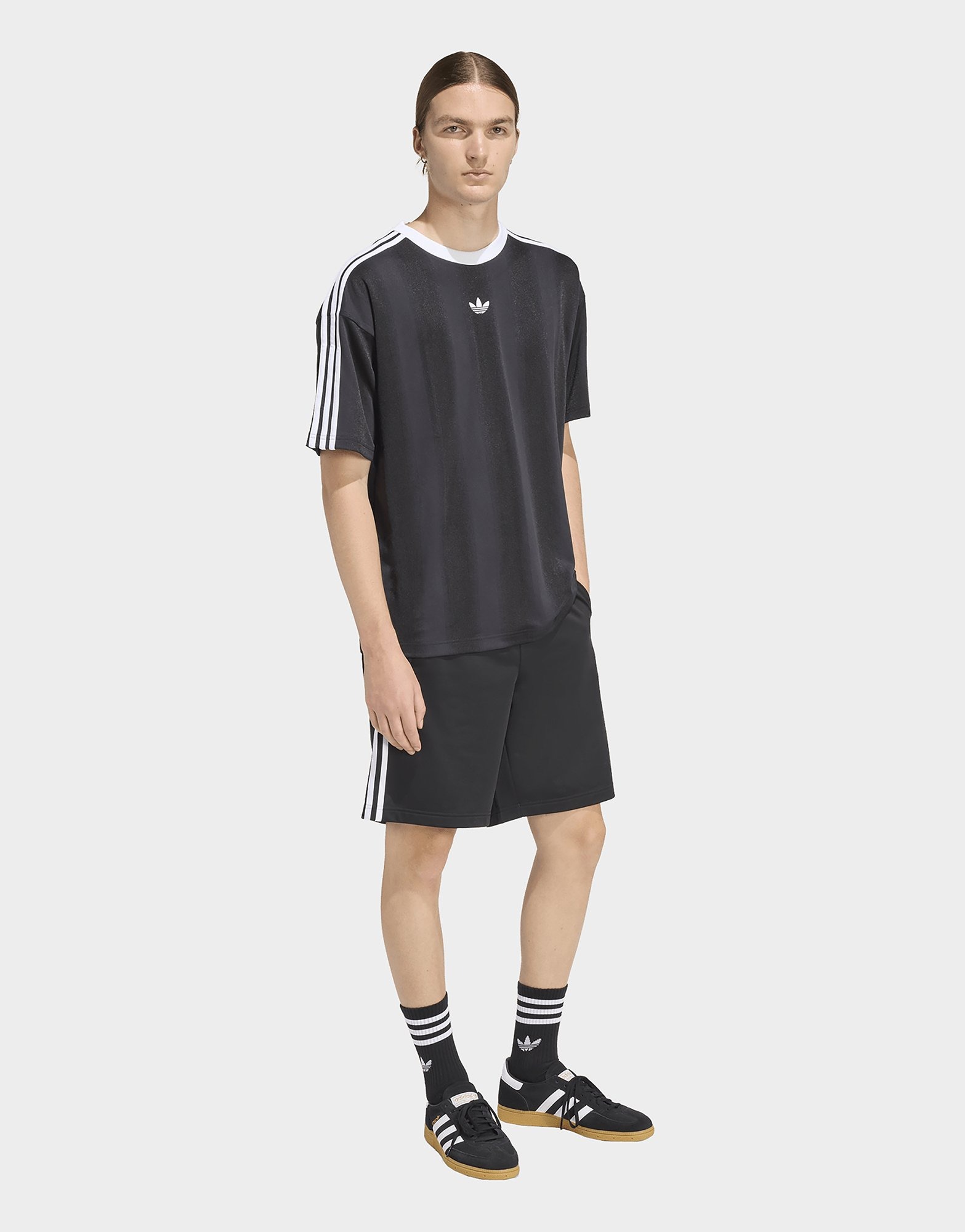 adidas Originals adidas Adicolor Jacquard Trikot Schwarz - JD Sports ...