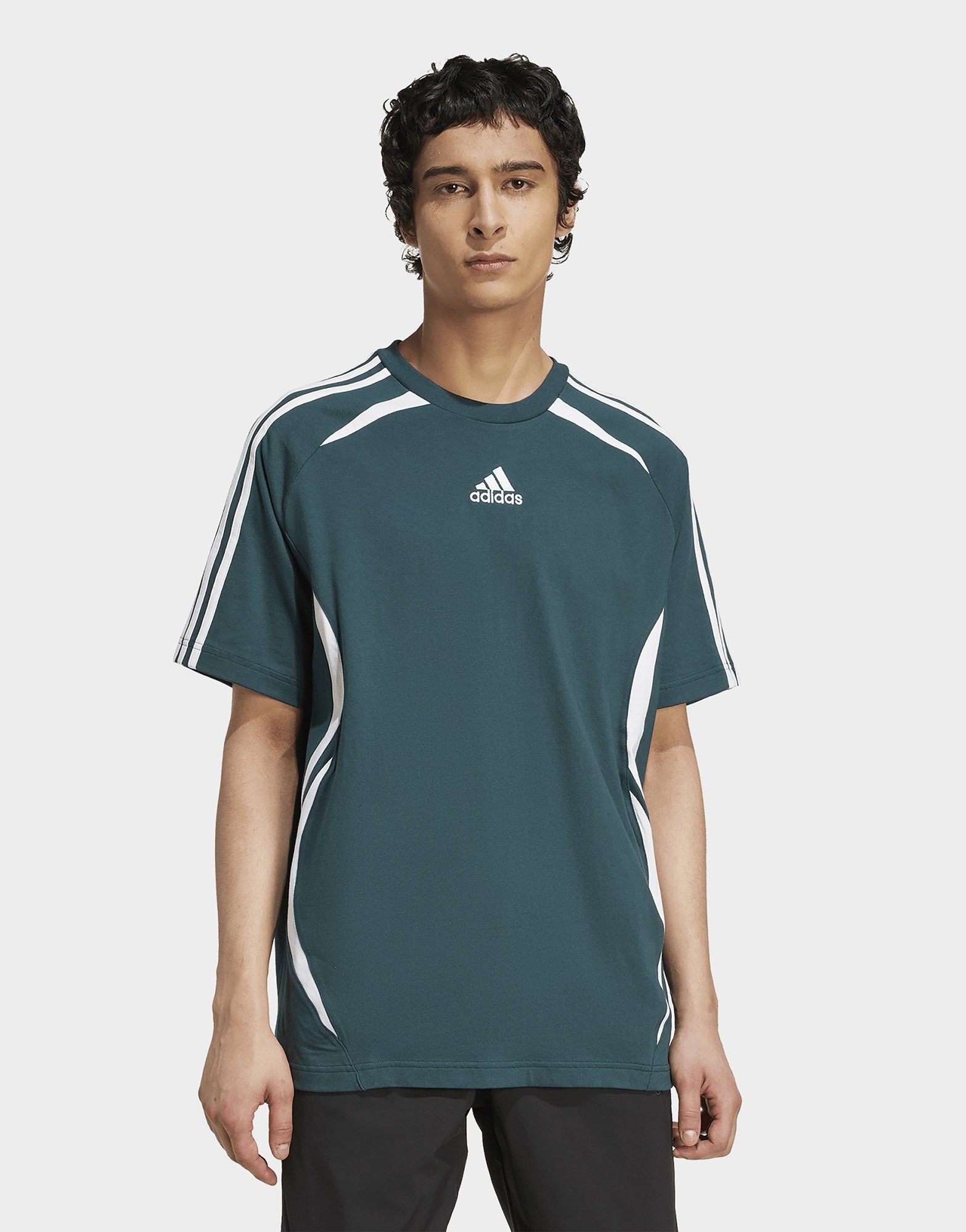 Green adidas Teamgeist Cotton Tee | JD Sports UK