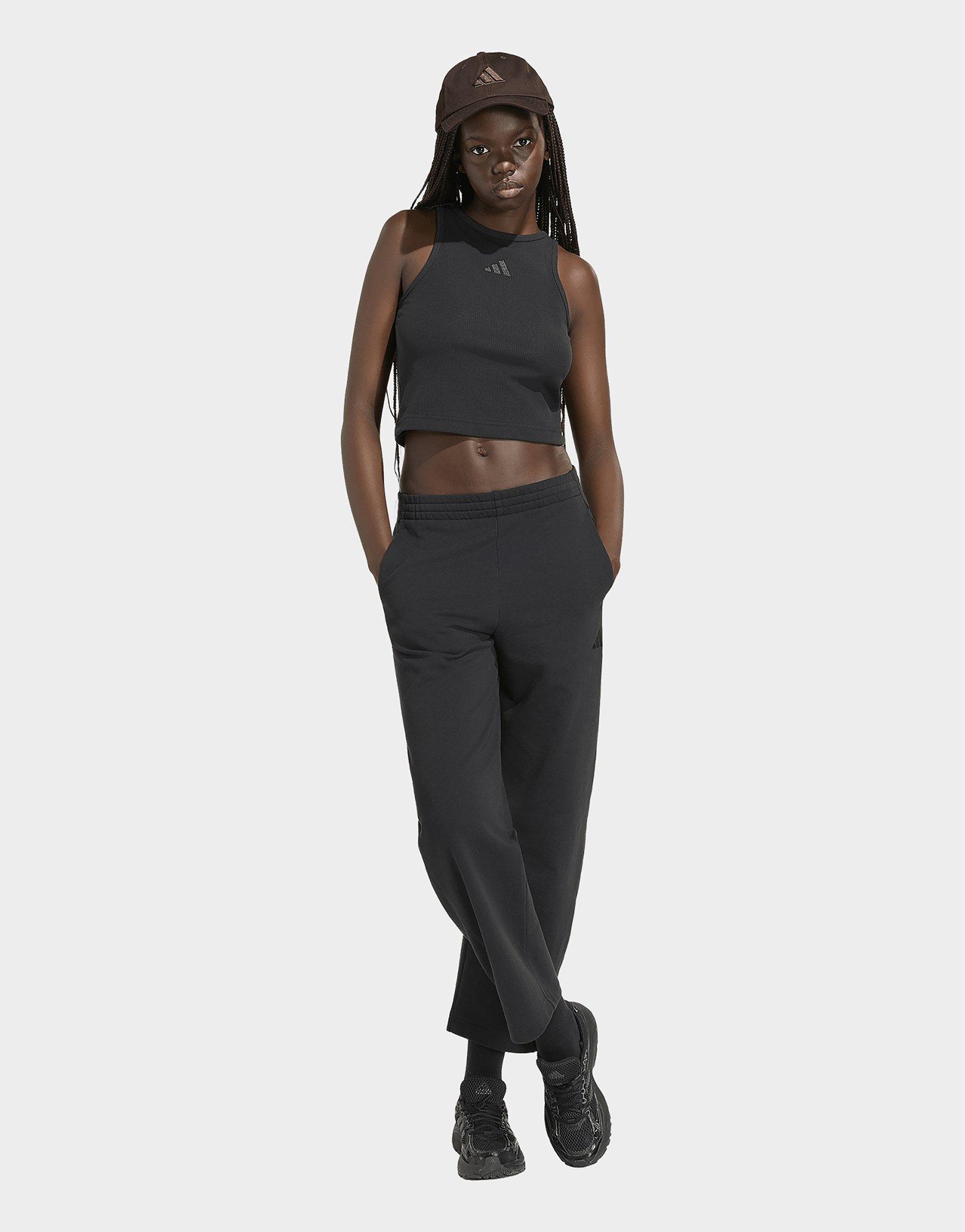 Black adidas adidas adidas Kit Small Logo Rib Tank | JD Sports UK